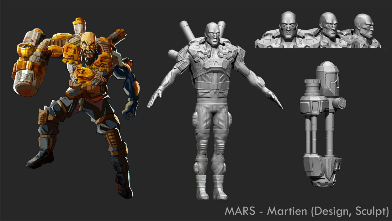 Mathias THOMAS - MARS - Character Modeling/Character Design