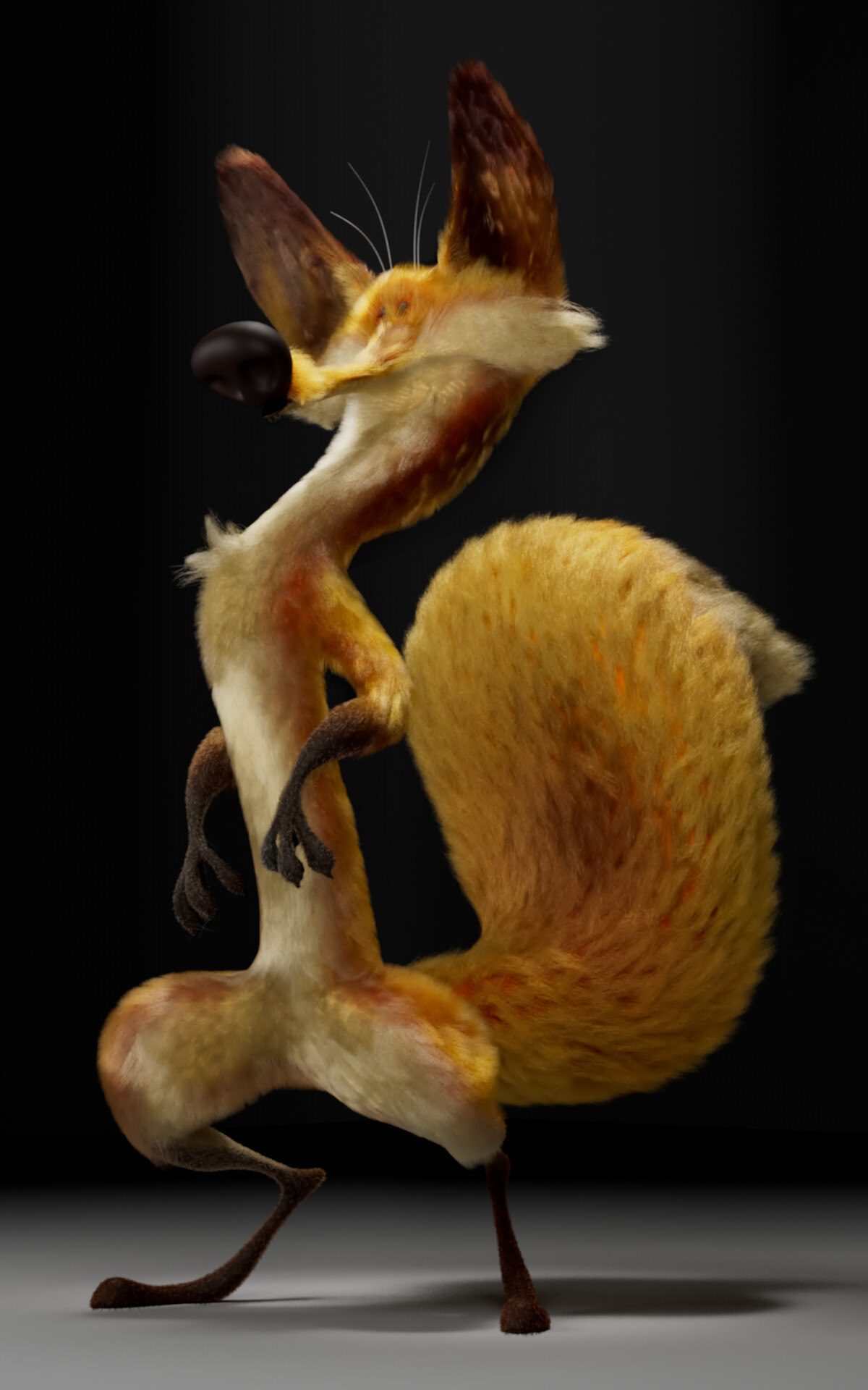 ArtStation - Grooming Fox
