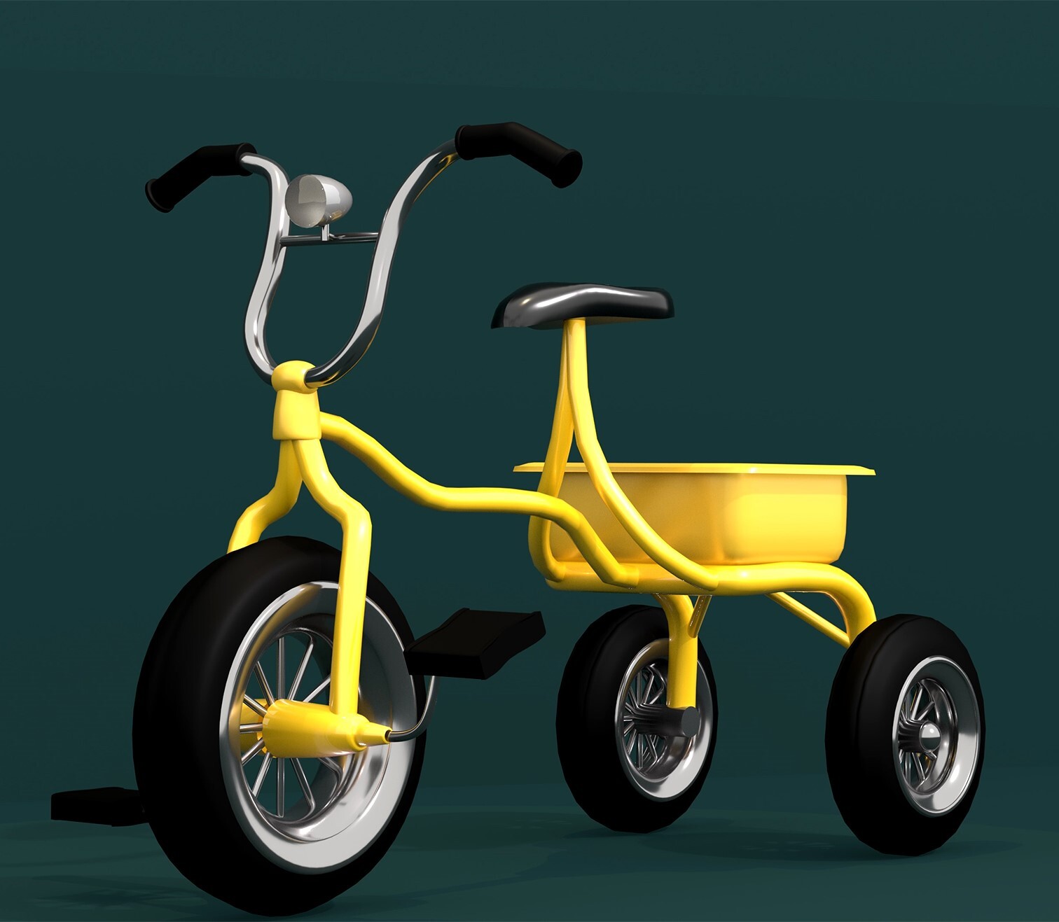 ArtStation - Tricycle NURBS 3D Modeling