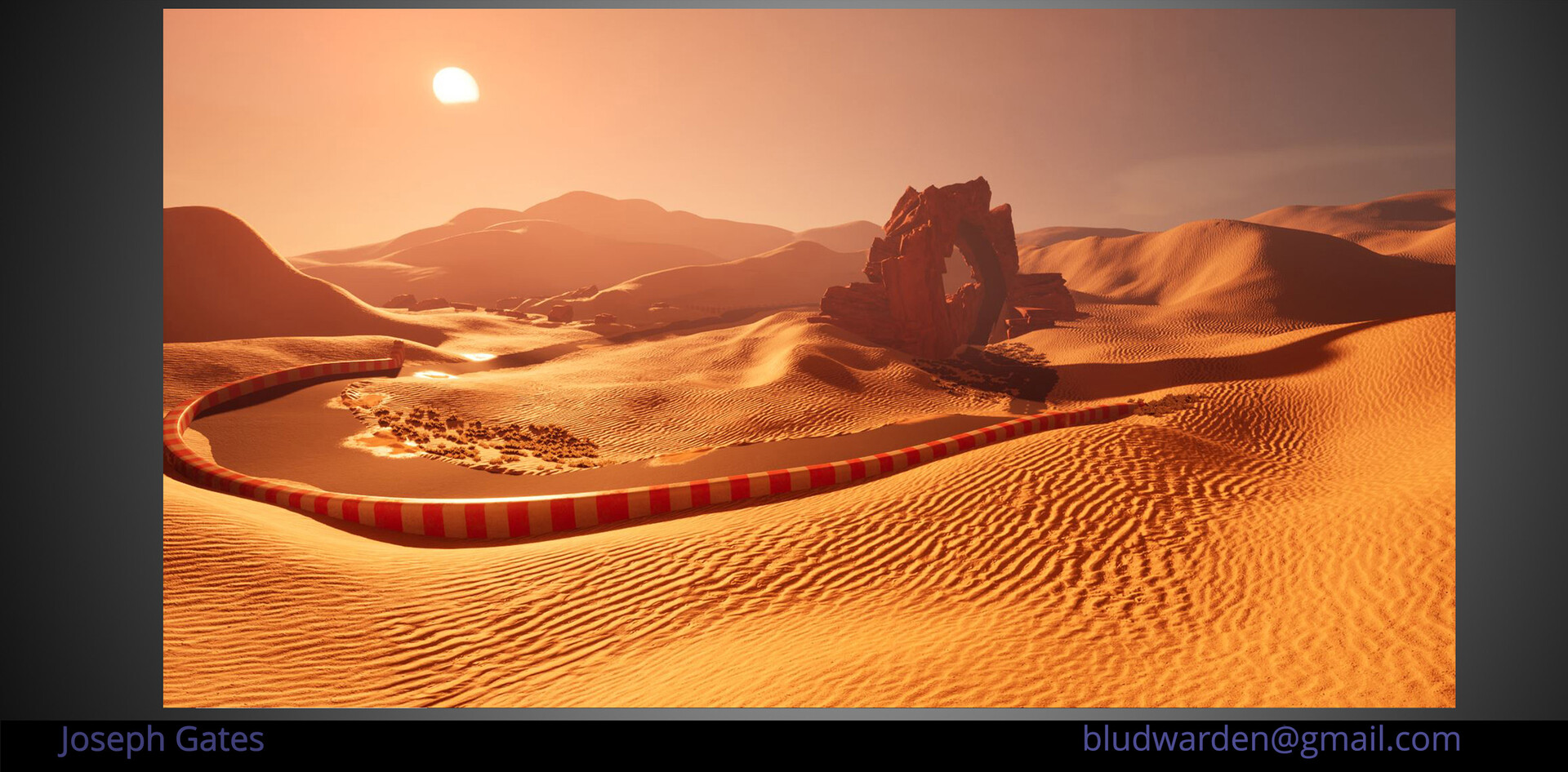 ArtStation - Desert Racetrack