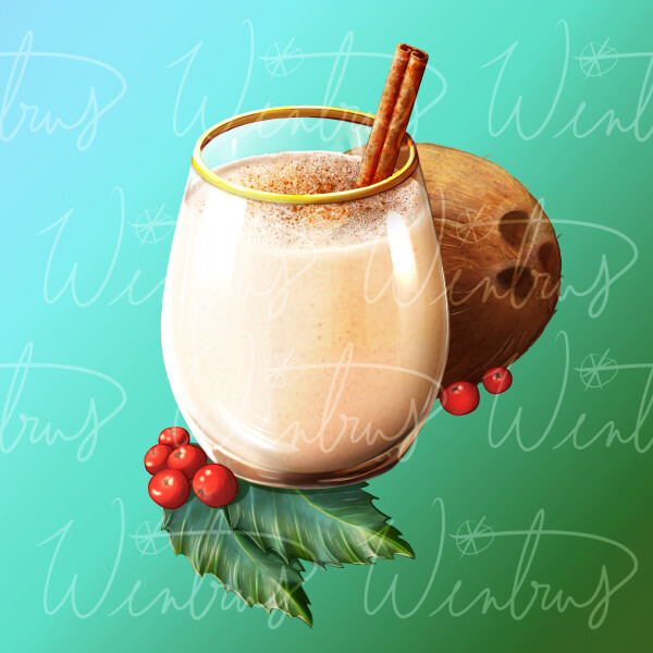 ArtStation - Coquito - Puerto Rican Dishes Icon Set