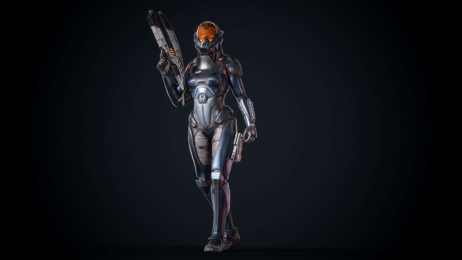 Richard Bryce Gore - N7 Soldier: Mass Effect Fan Art