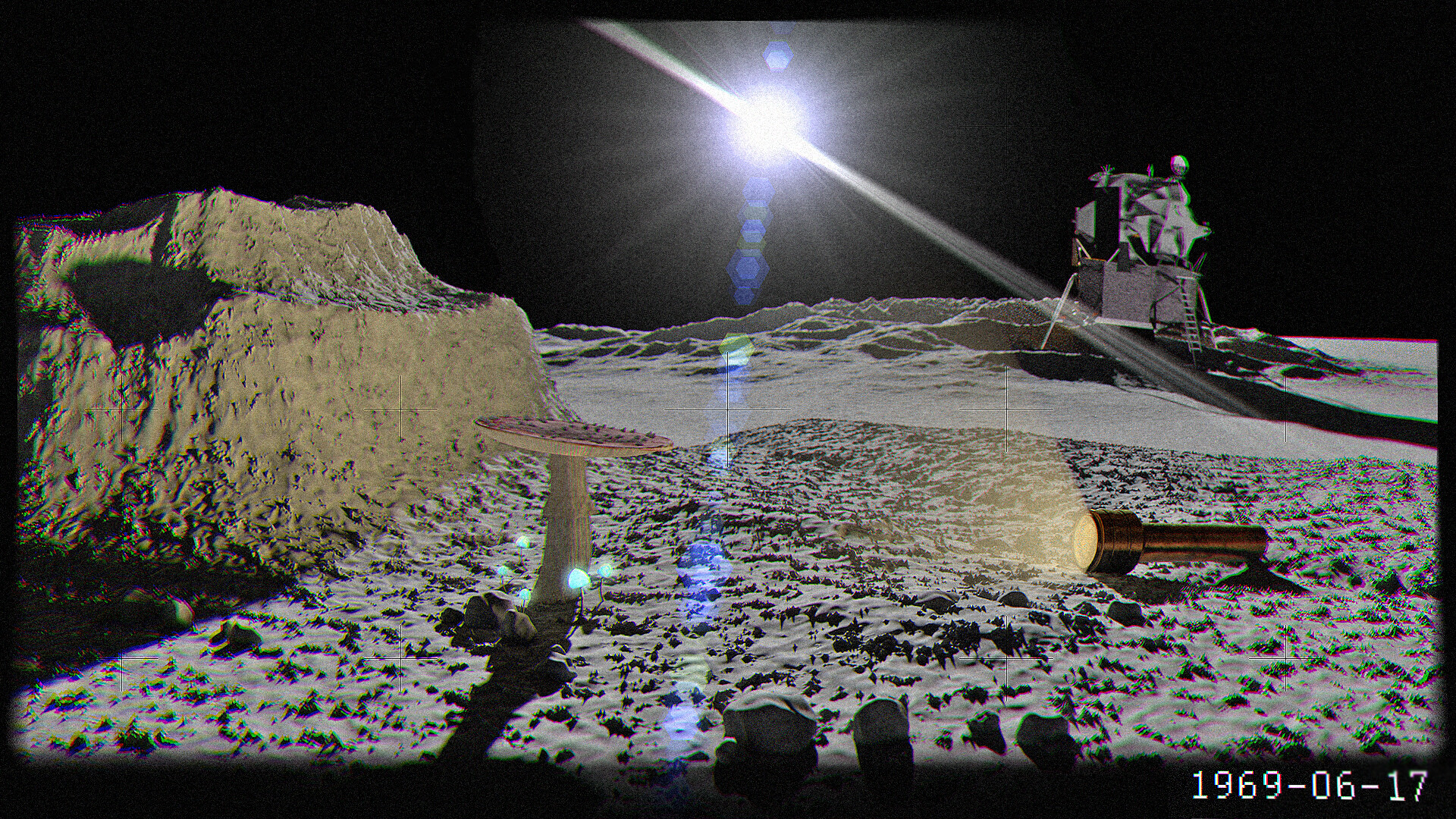 ArtStation - Amanita Muscaria on the Moon