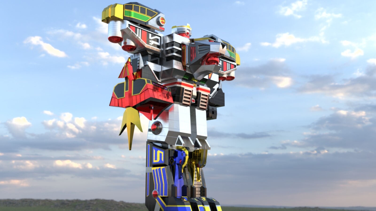 Alvaro Rodriguez - Mighty Morphin Power Rangers - Thunderzords(HD ...