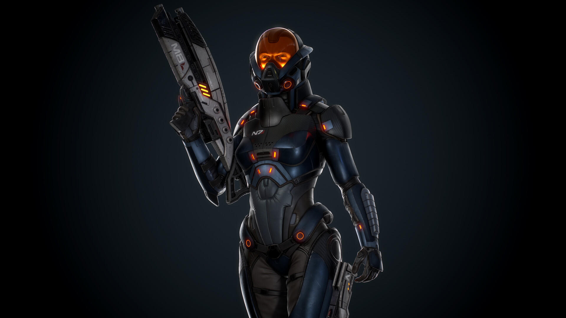 Richard Bryce Gore - N7 Soldier: Mass Effect Fan Art