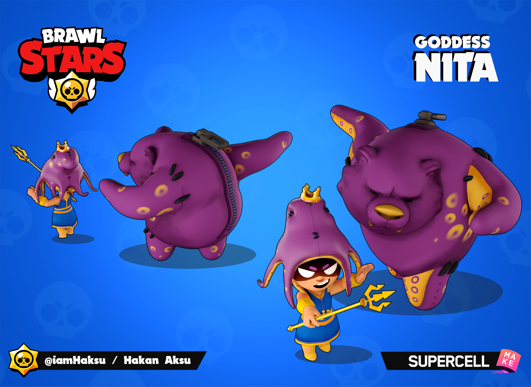 H aksu - Supercell Make: Brawl Stars and fan arts