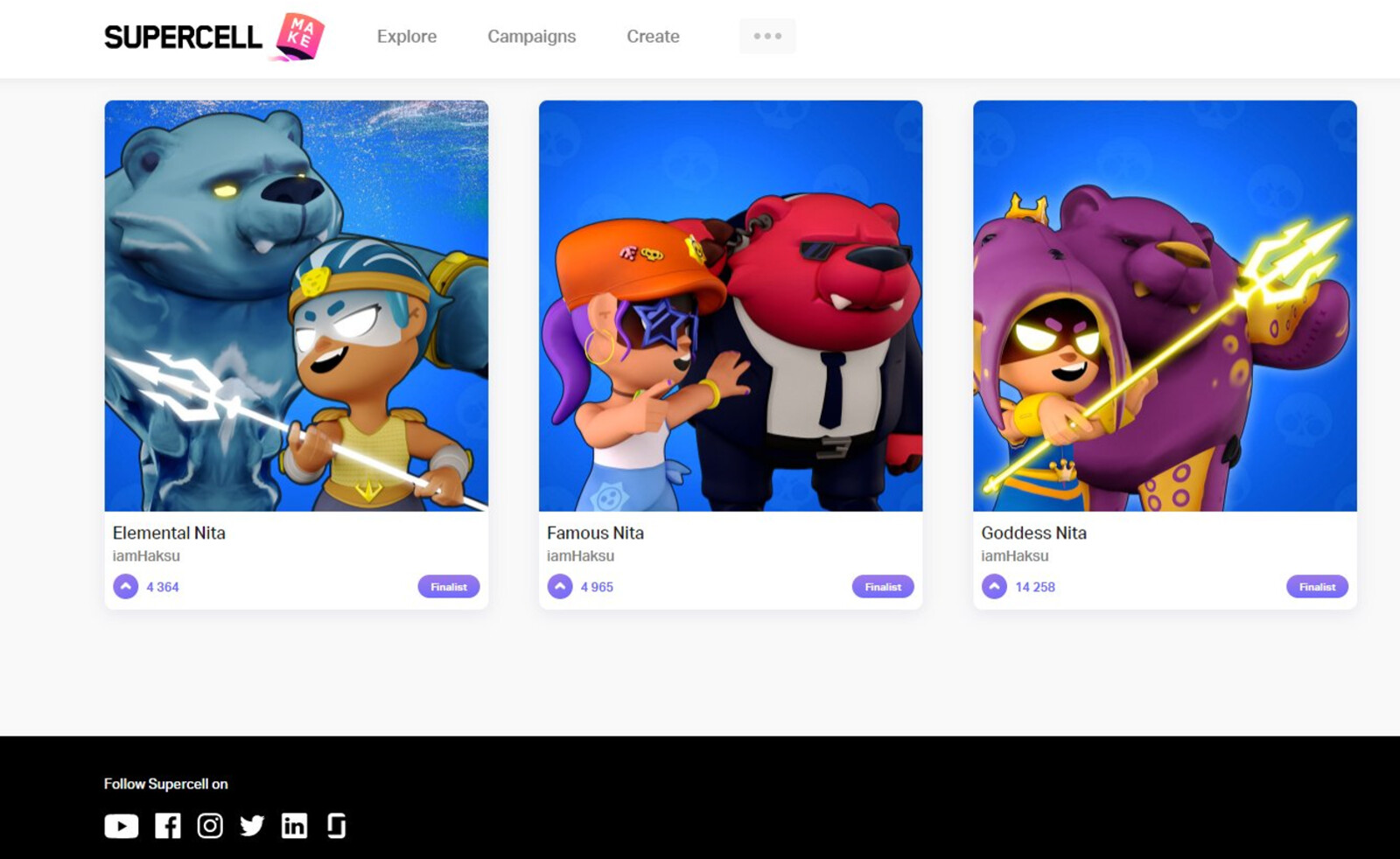 H aksu - Supercell Make: Brawl Stars and fan arts