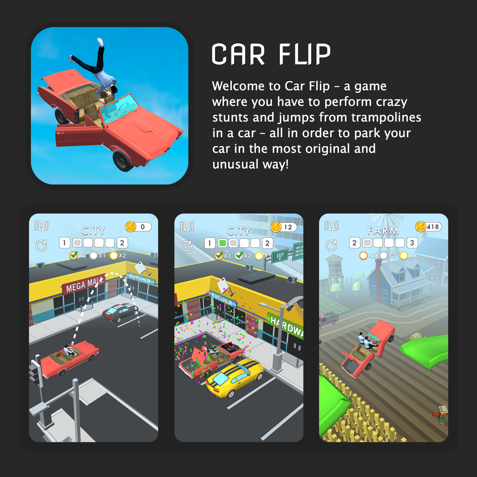 ArtStation - Car Flip: Parking Heroes
