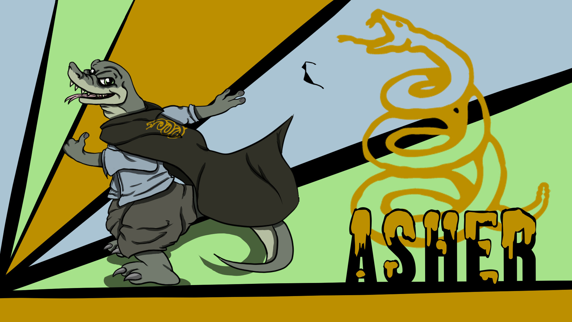 ArtStation - Asher The Komodo Dragon