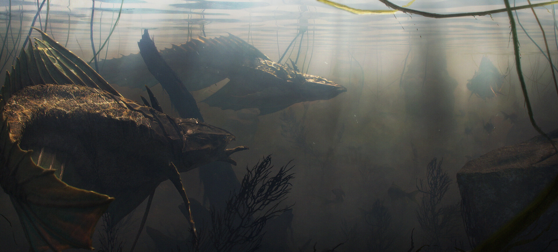 Florent Desailly - The bird and the fish, Morrowind Fanart part 2 ...