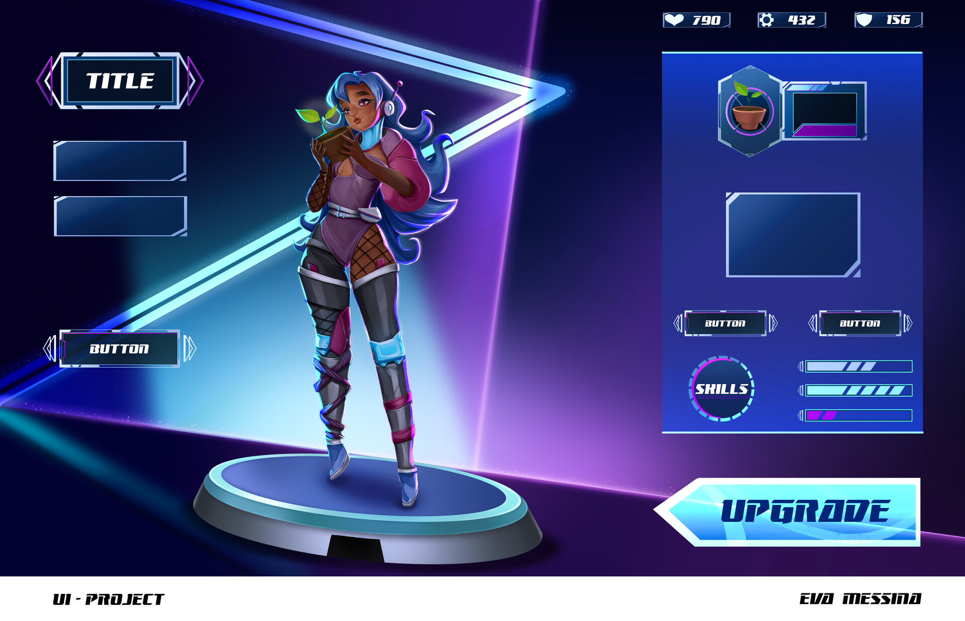 ArtStation - UI project - Mobile Game