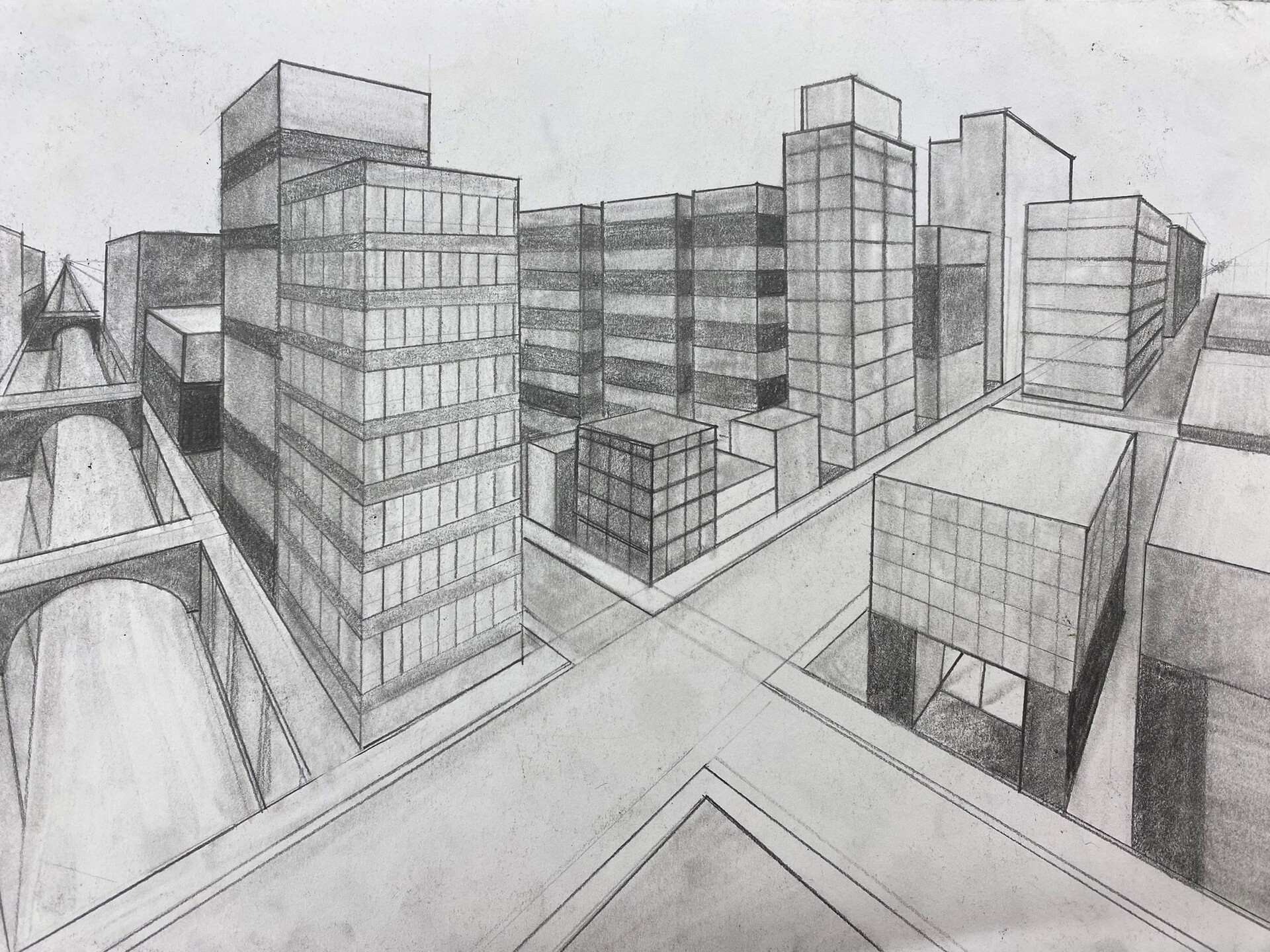 ArtStation - Two-Point Perspective Practice