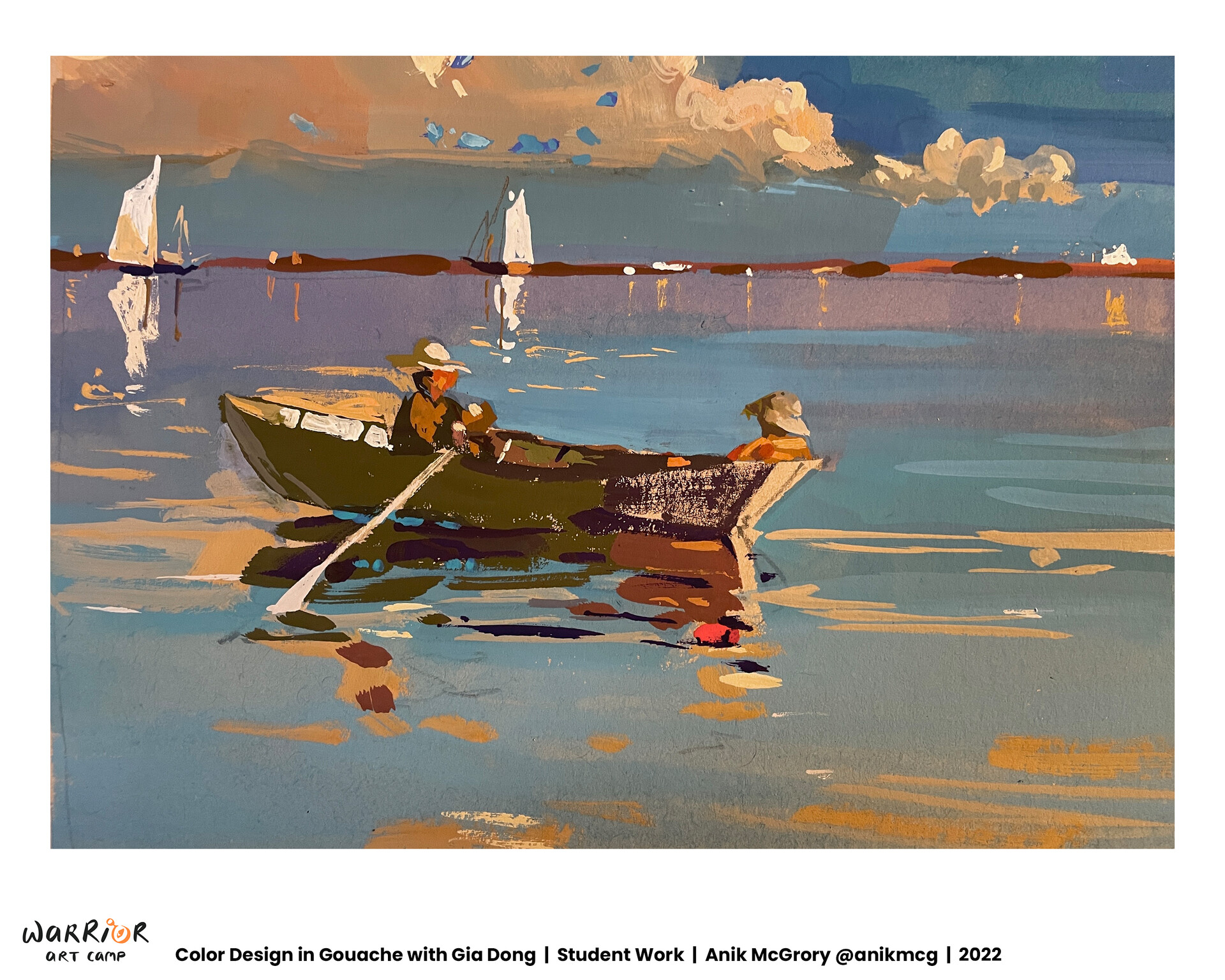 ArtStation - Anik McGrory | Color Design in Gouache with Gia Dong (Aug ...