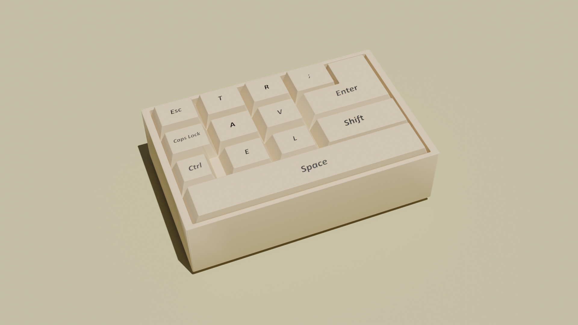 ArtStation - Low poly keyboard