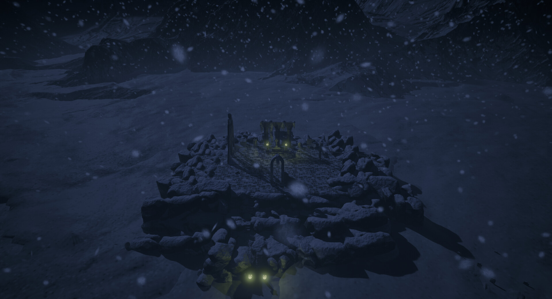 ArtStation - Frozen Temple - Lighting & Environment Design