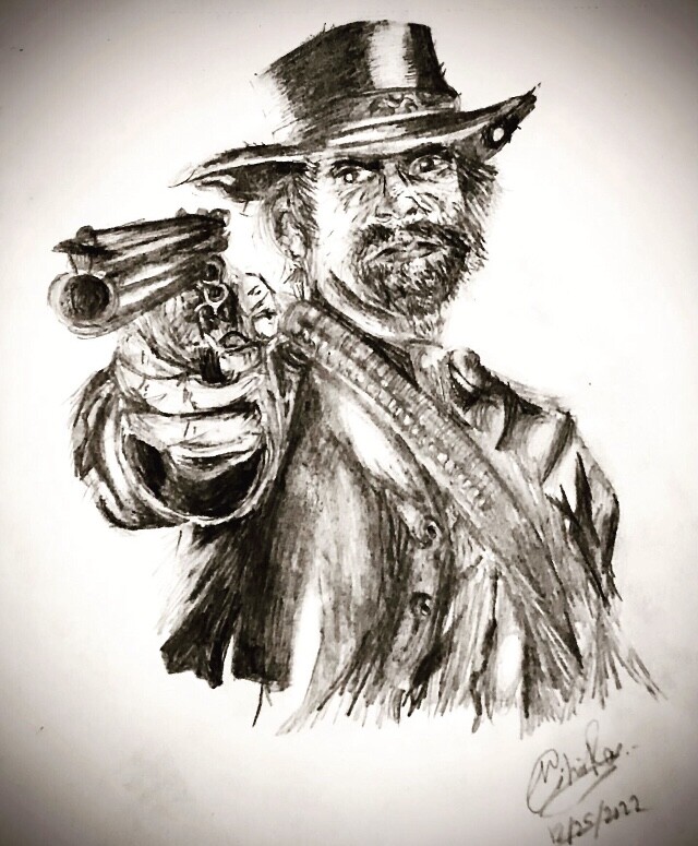 ArtStation - RDR2 sketch