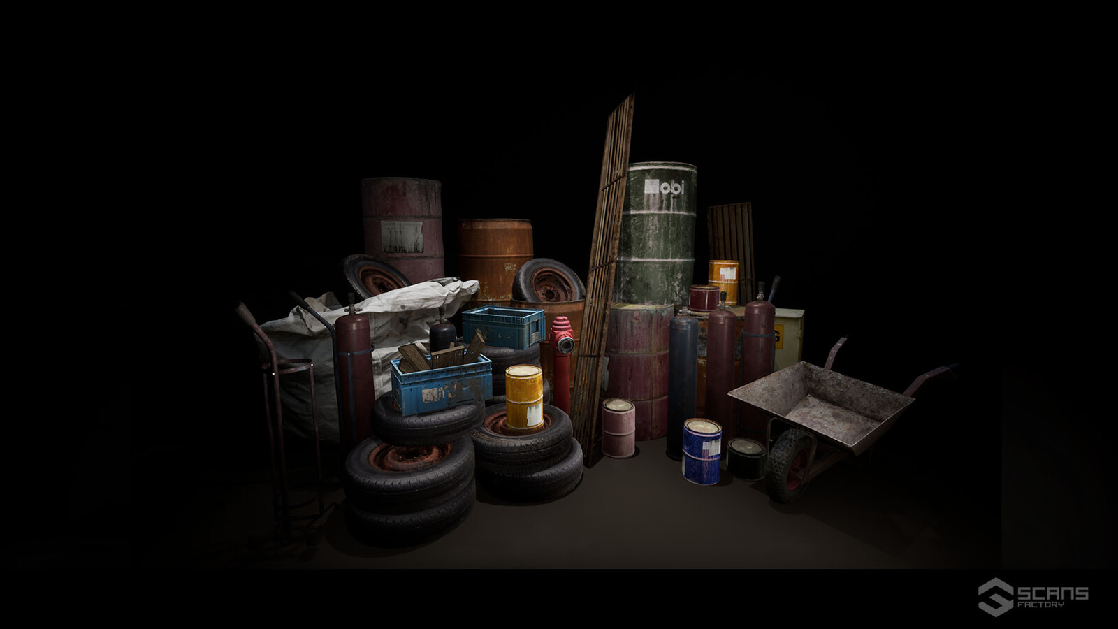 Scans Factory - Urban Props Vol. 2 with 40/80 assets