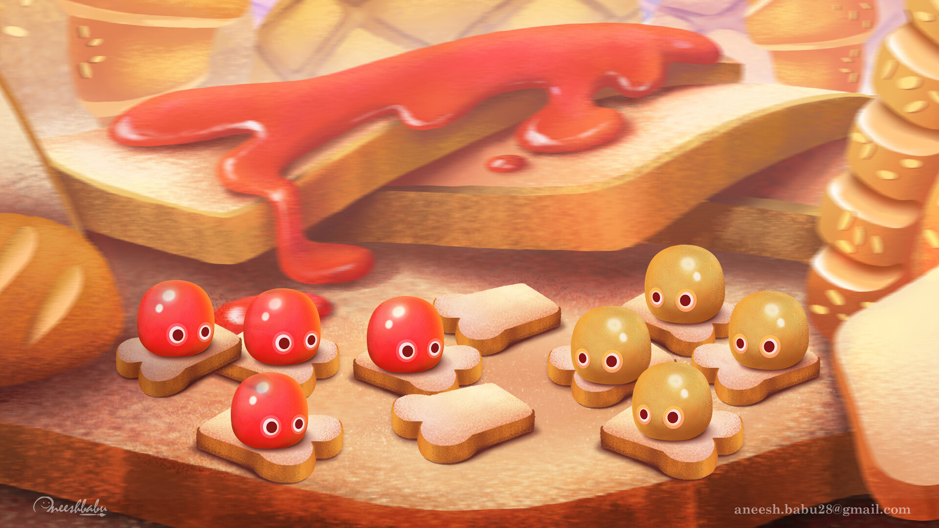 ArtStation - Bread and Jam