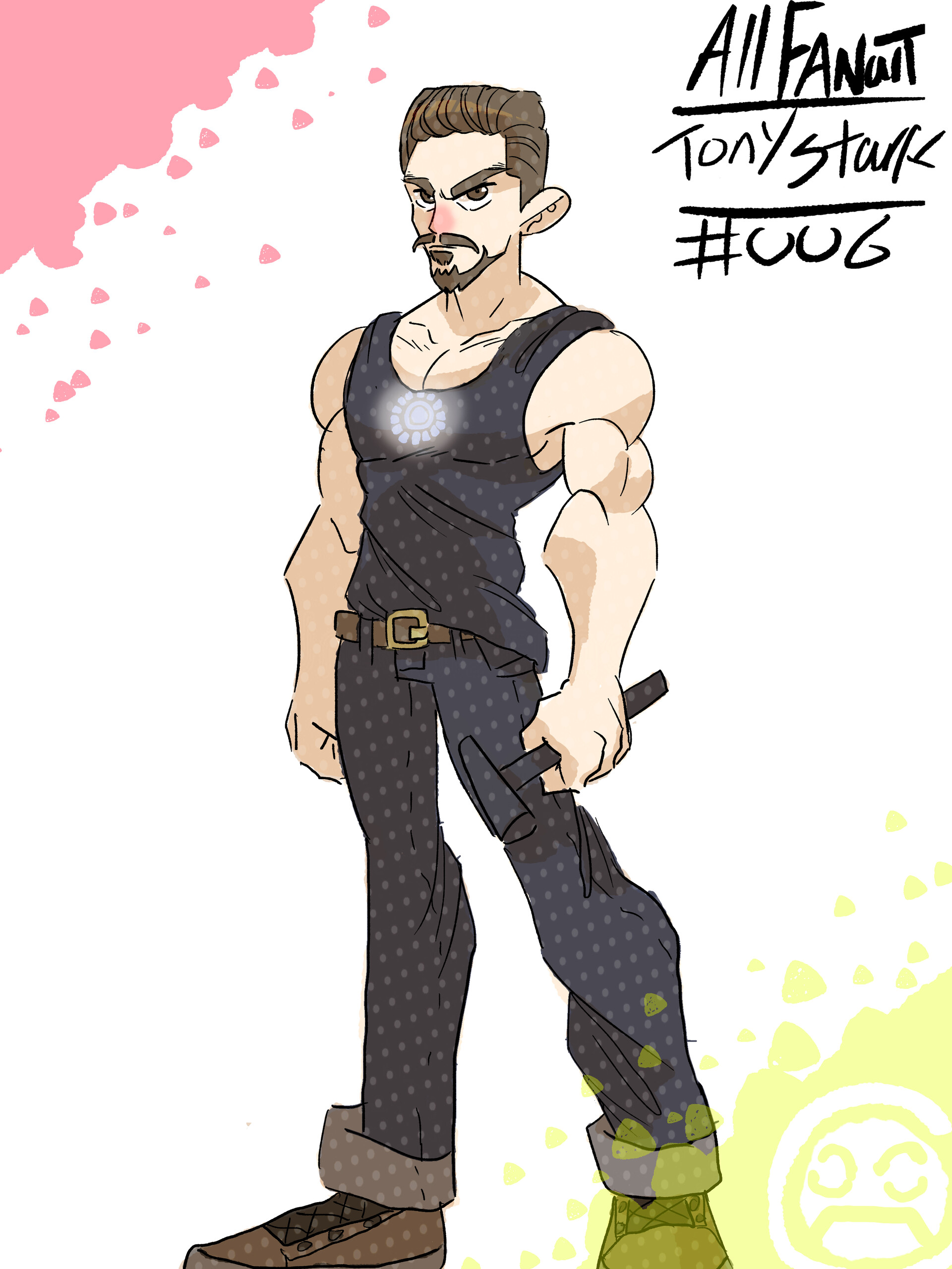 Tony Stark Fan Art Download Tony Stark Is Ready For Action! Wallpaper