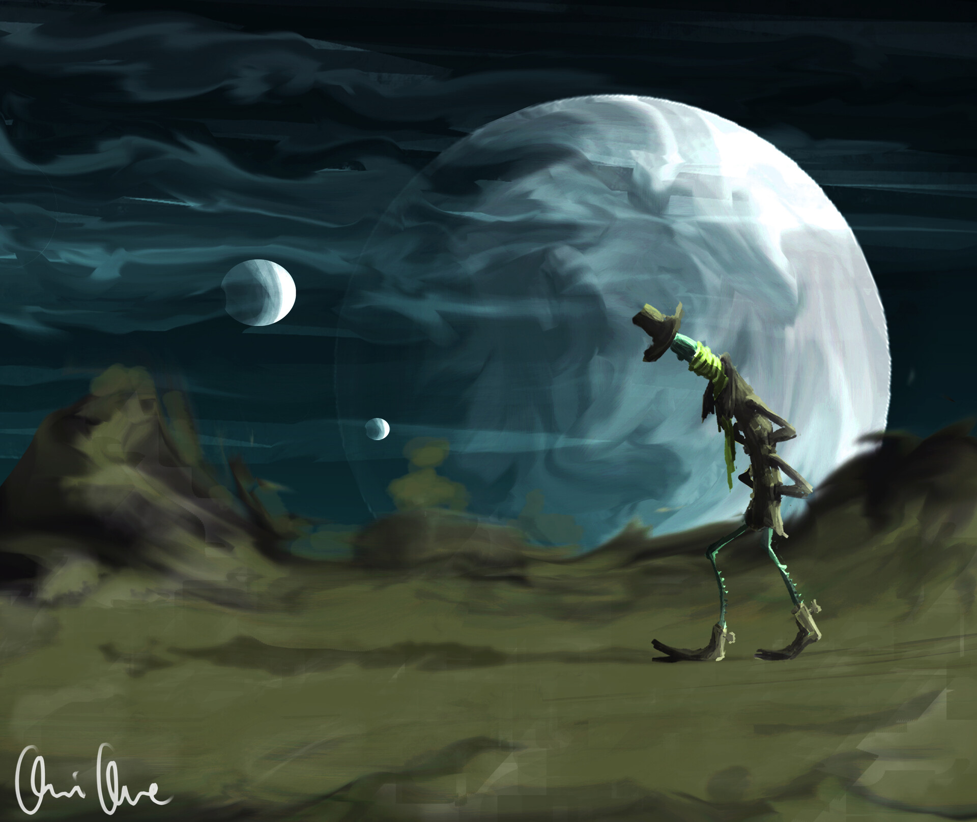 ArtStation - Lonely cowboy