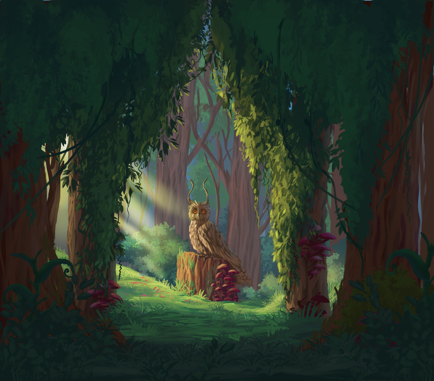 ArtStation - Fantasy Forest