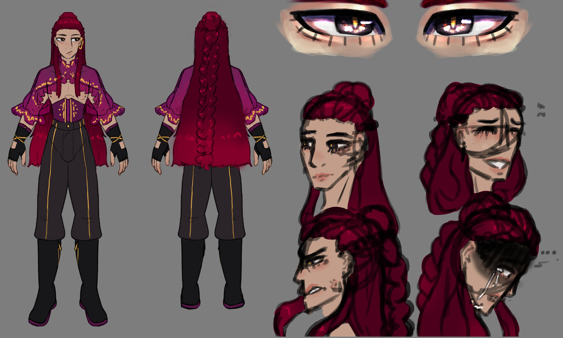 ArtStation - Fantasy Main Character Concept 1/3