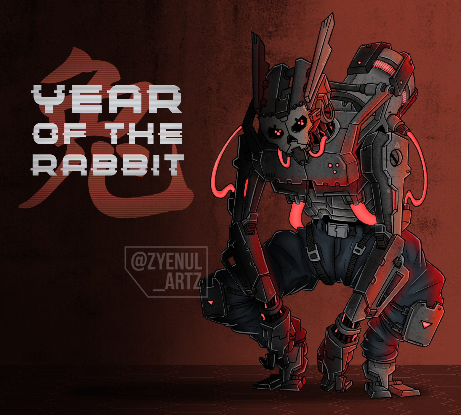 ArtStation - Year of The Cyber Bunny 2023