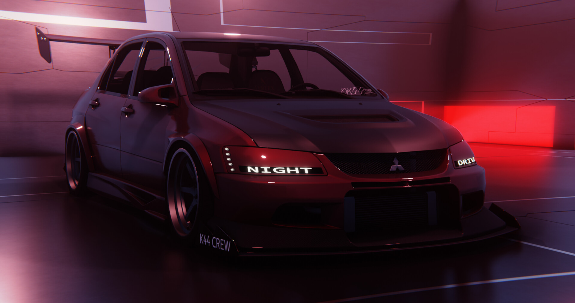 ArtStation - Custom Voltex Lancer Evo IX