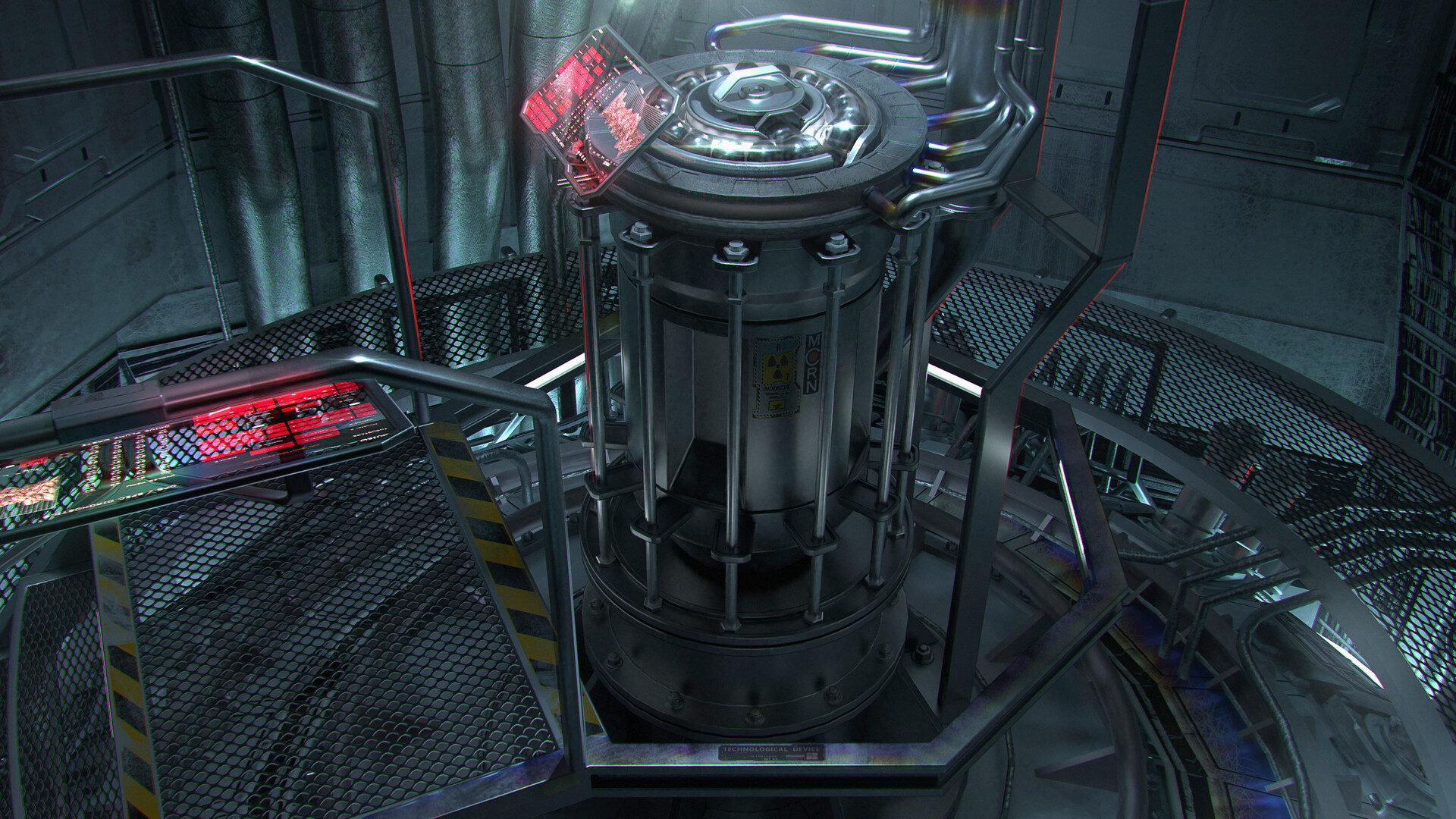 Orbital Works Studios - The Expanse - Rocinante Reactor Room