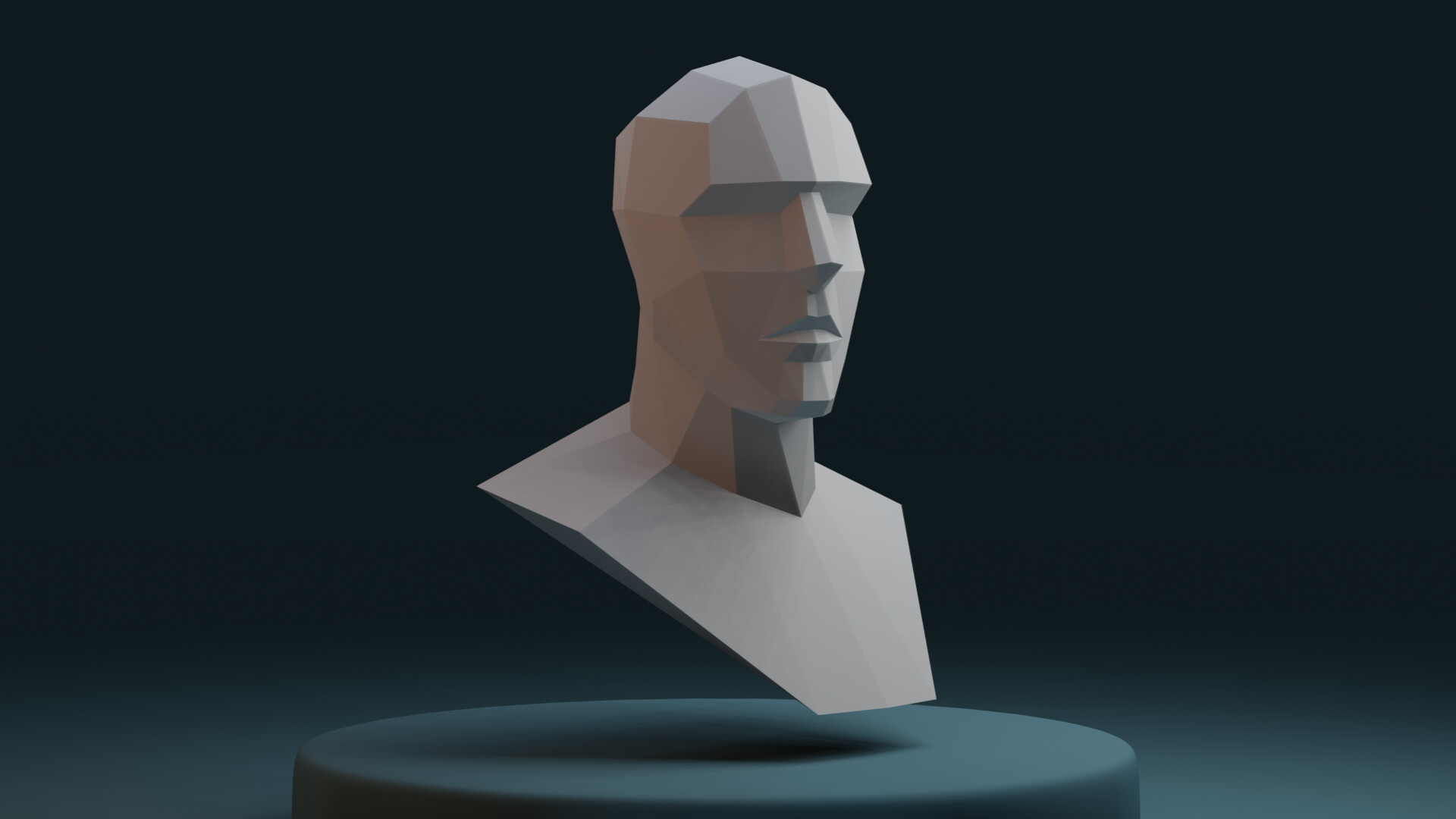 ArtStation - Low Poly Statue