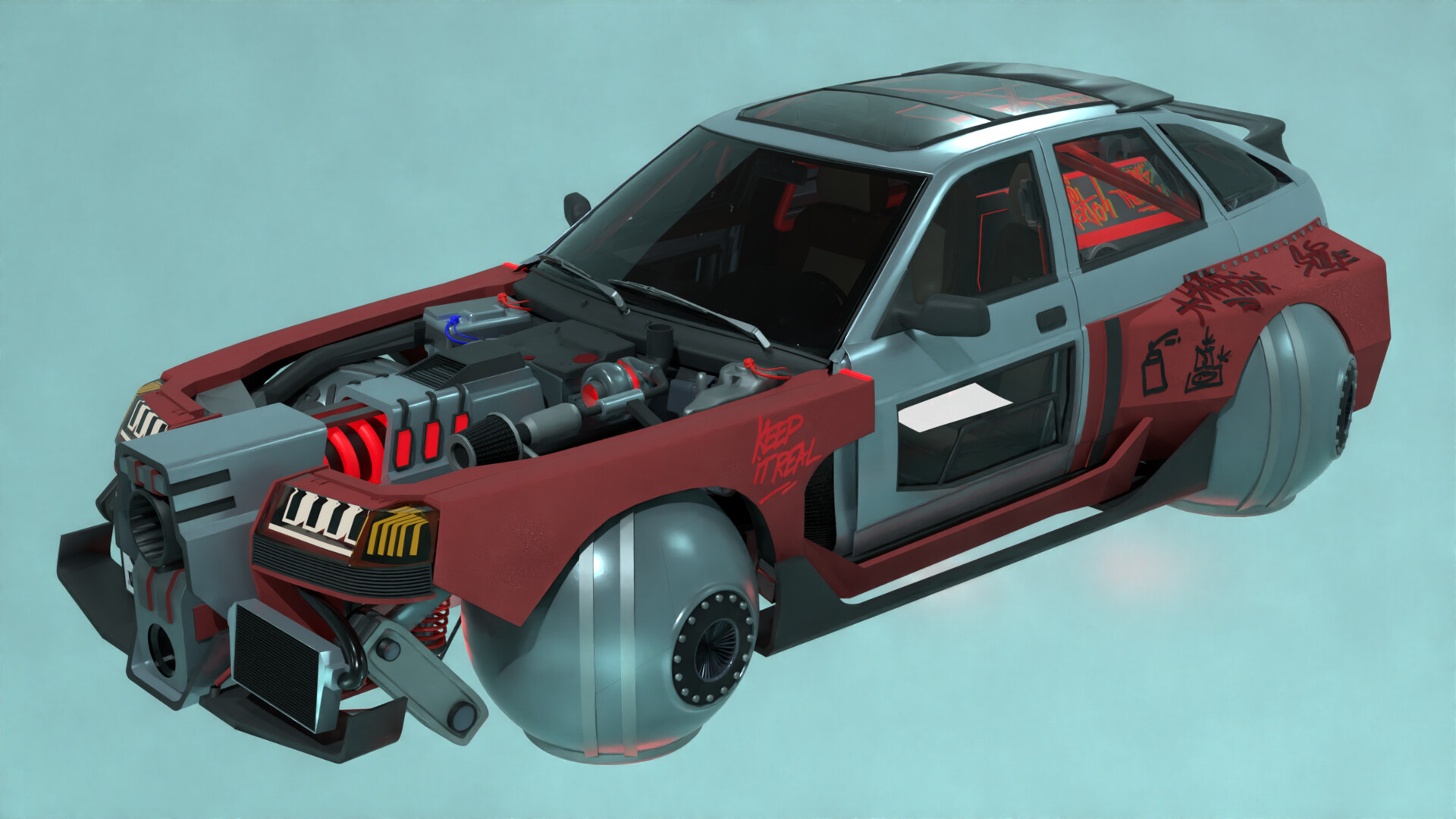 ArtStation - VAZ 2112 redesign