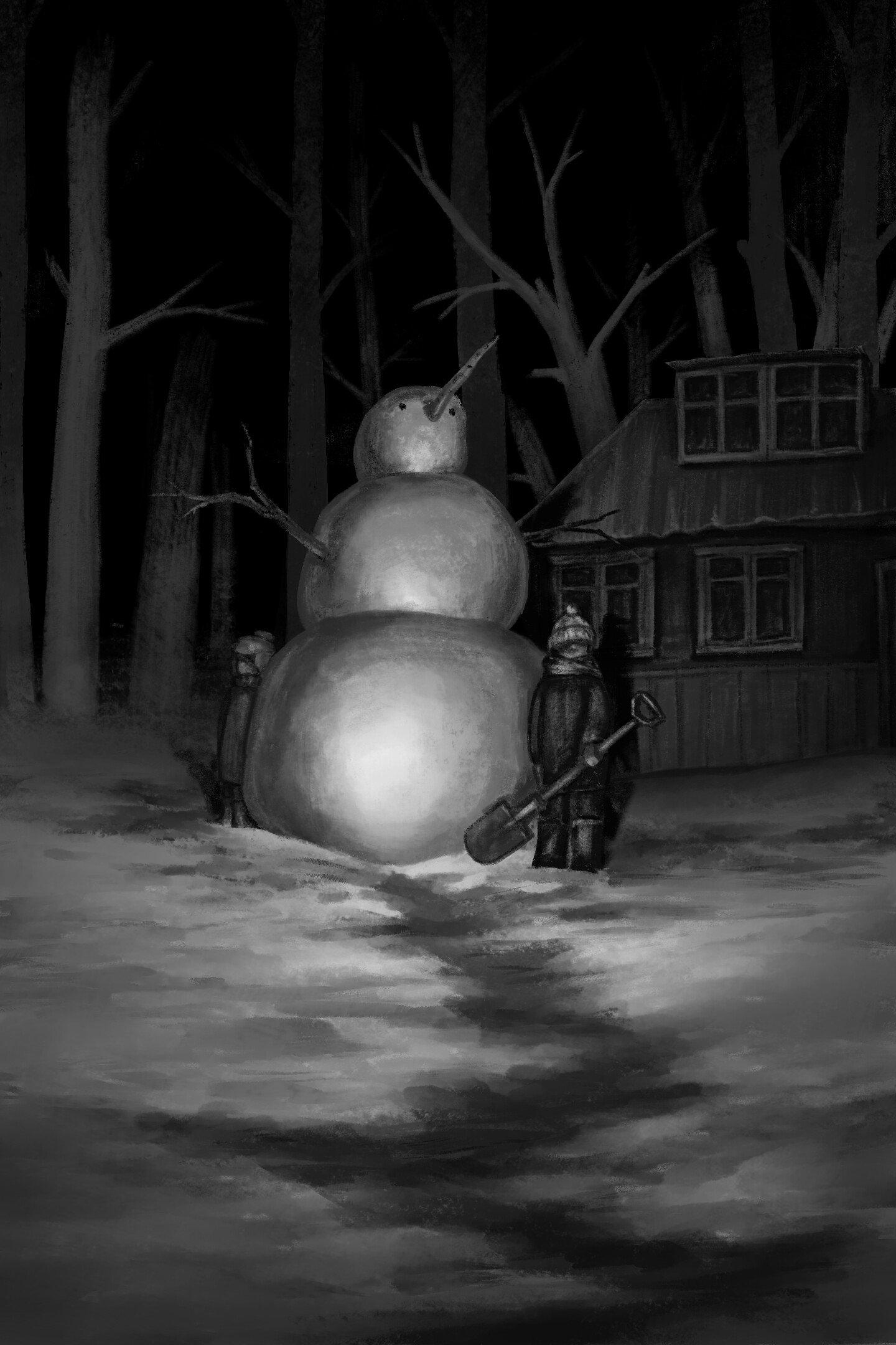 ArtStation - Wintertime creepiness