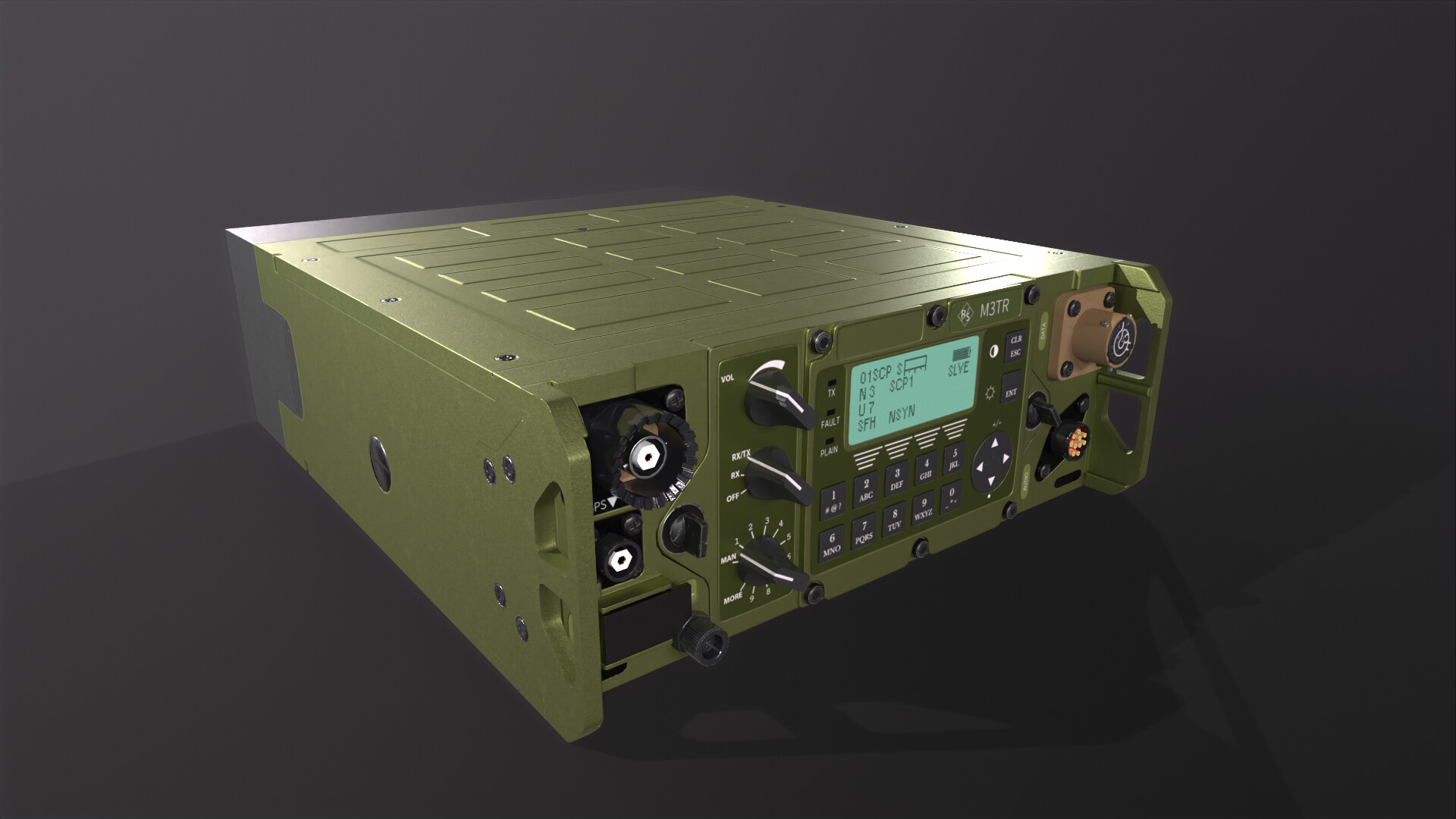 ArtStation - Tactical military radio M3TR
