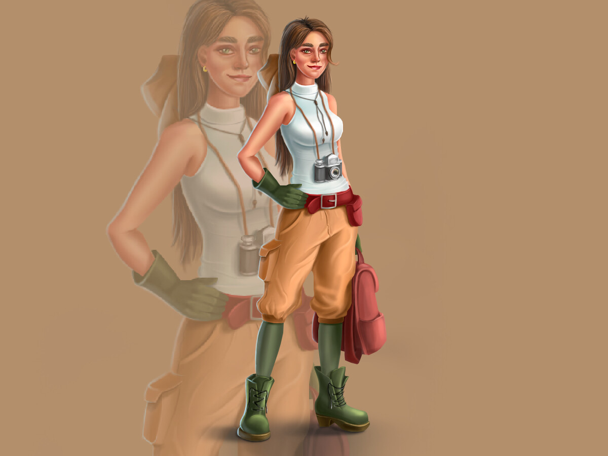 ArtStation - The character is an archaeologist