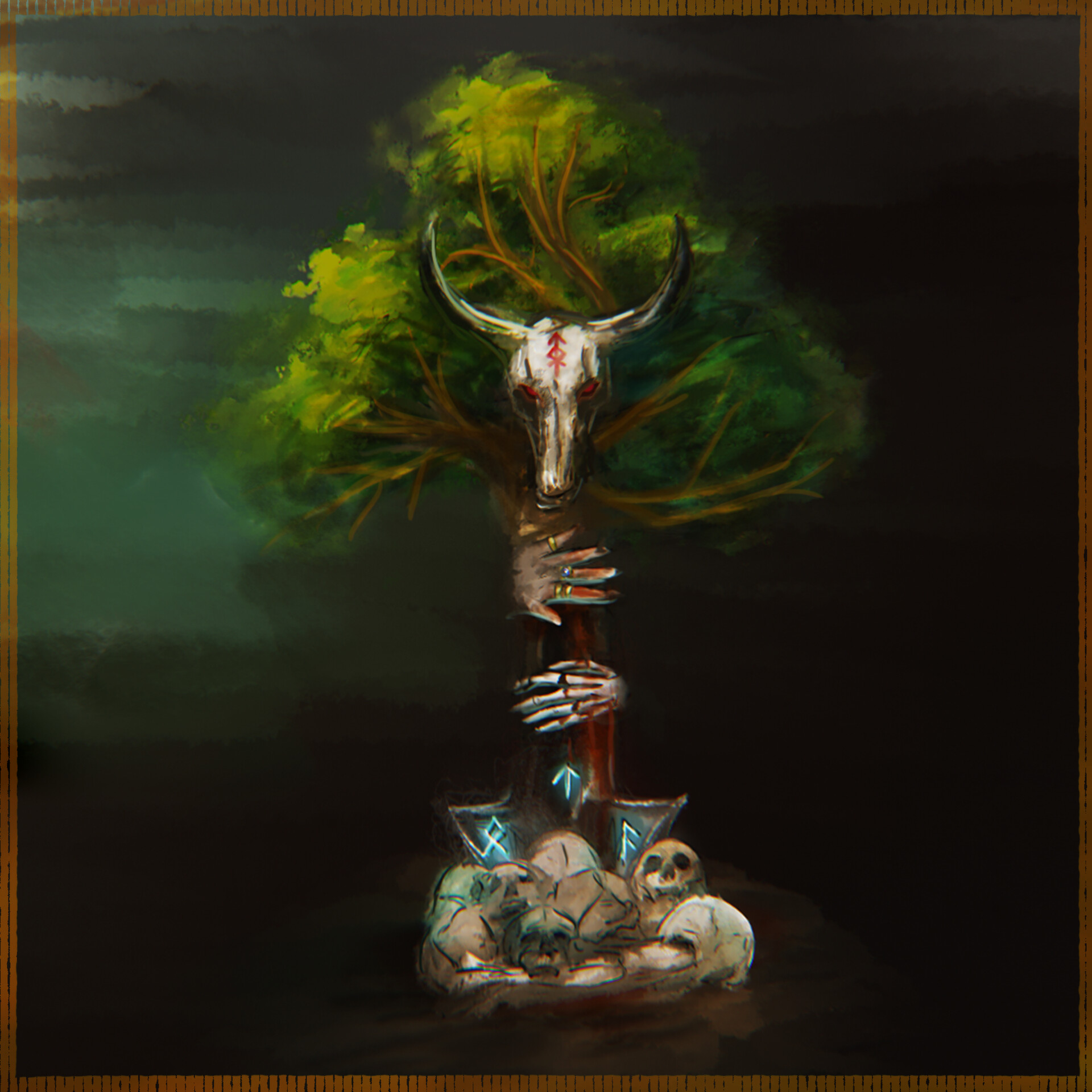 ArtStation - Runic Spear Tree