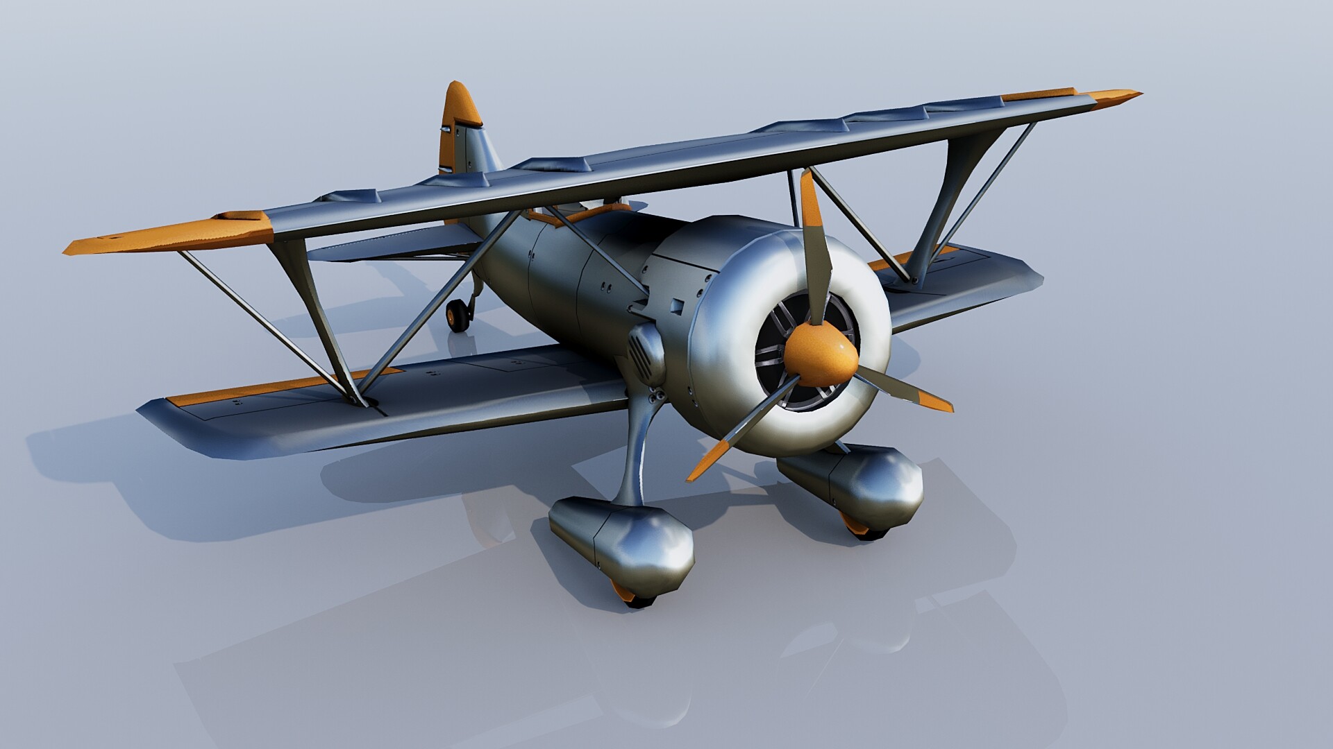 ArtStation - Classical plane (low poly)