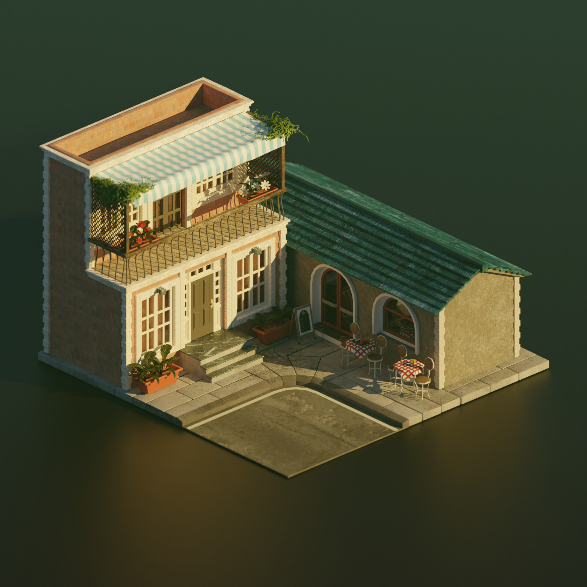 ArtStation - Street Scene