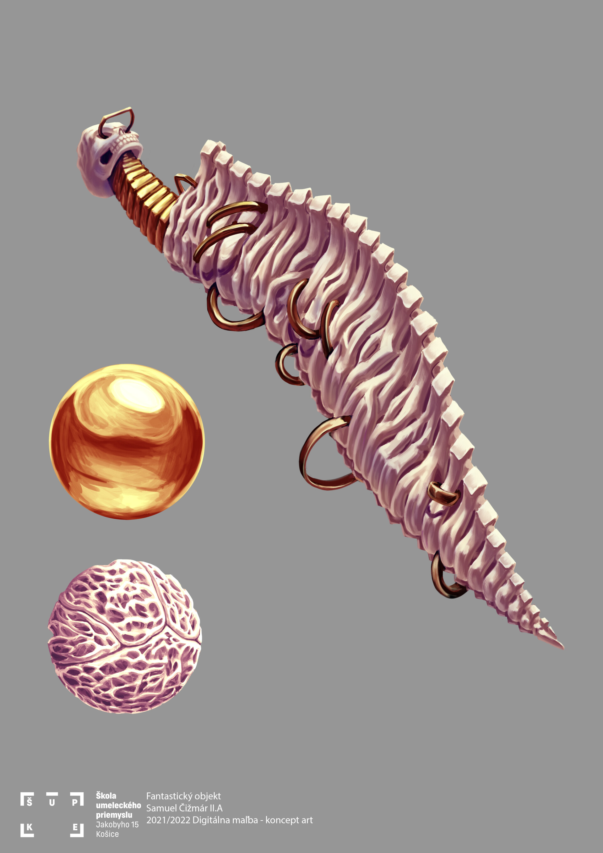 ArtStation - bone ritual knife