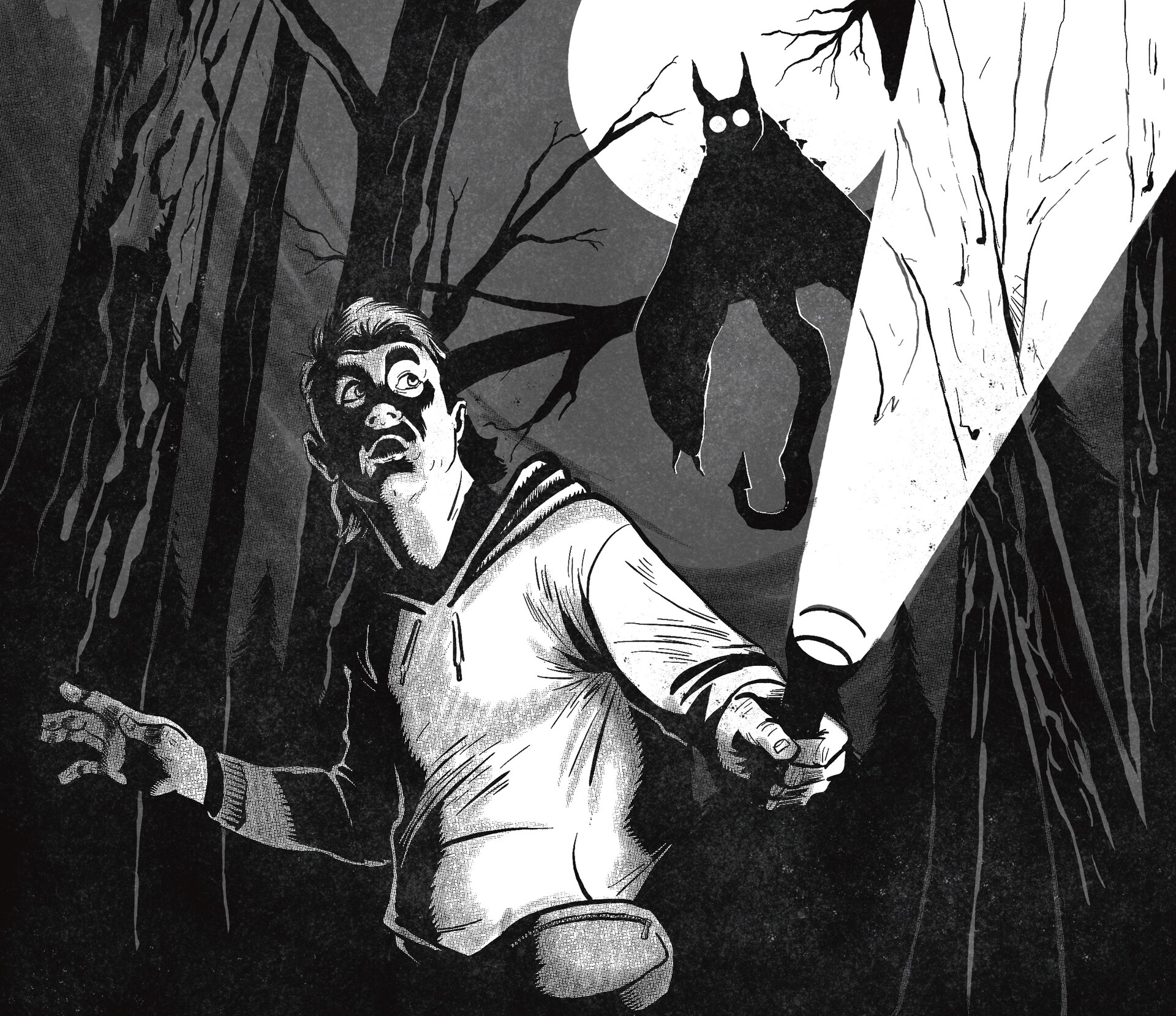 ArtStation - Hunting the Mothman