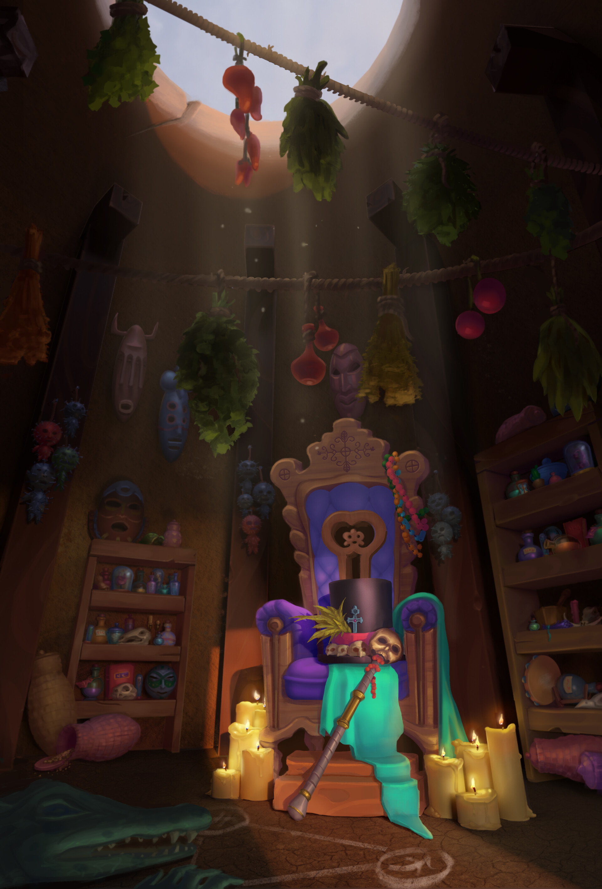 ArtStation - House of Voodoo Witch