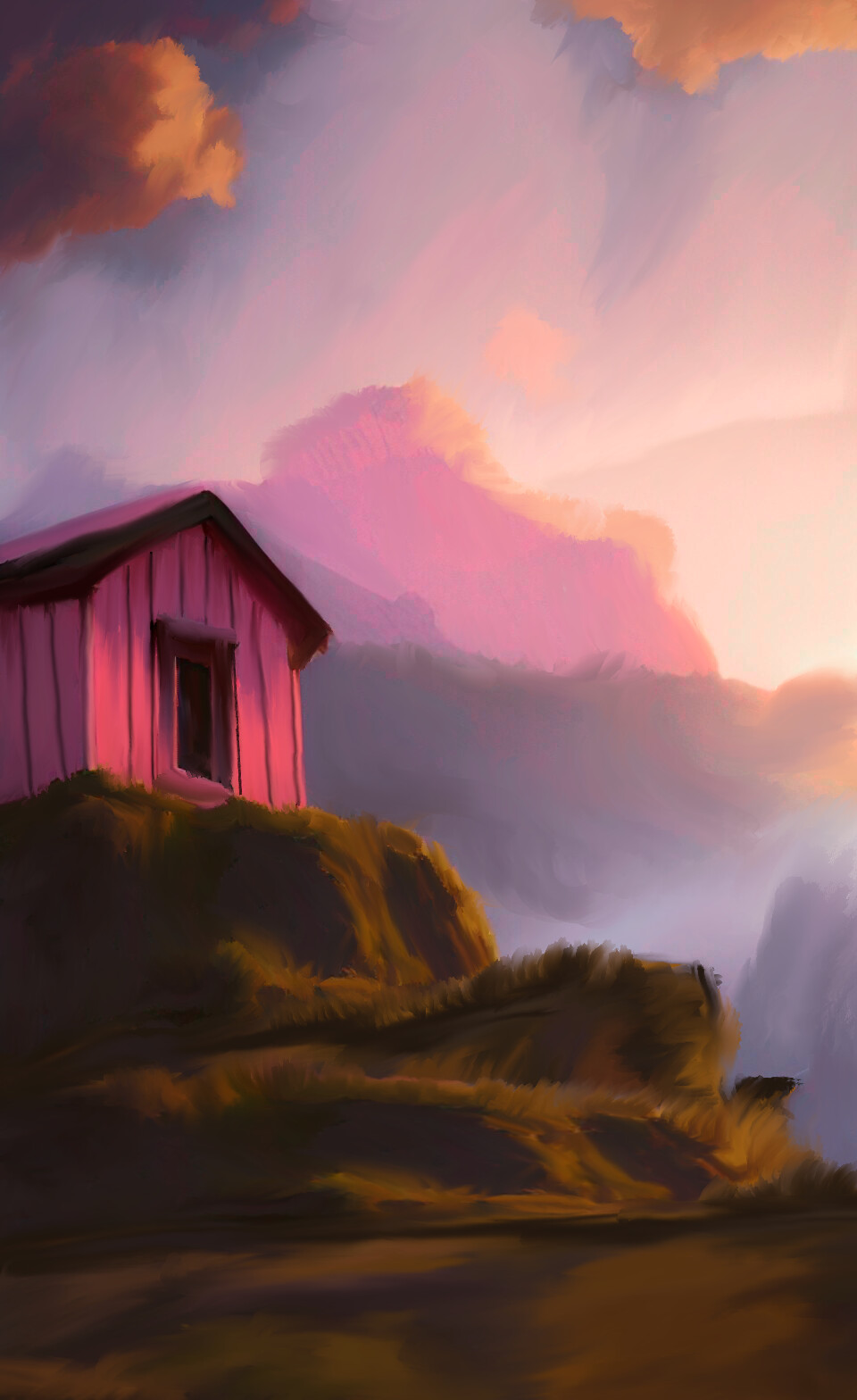 ArtStation - House on a hill