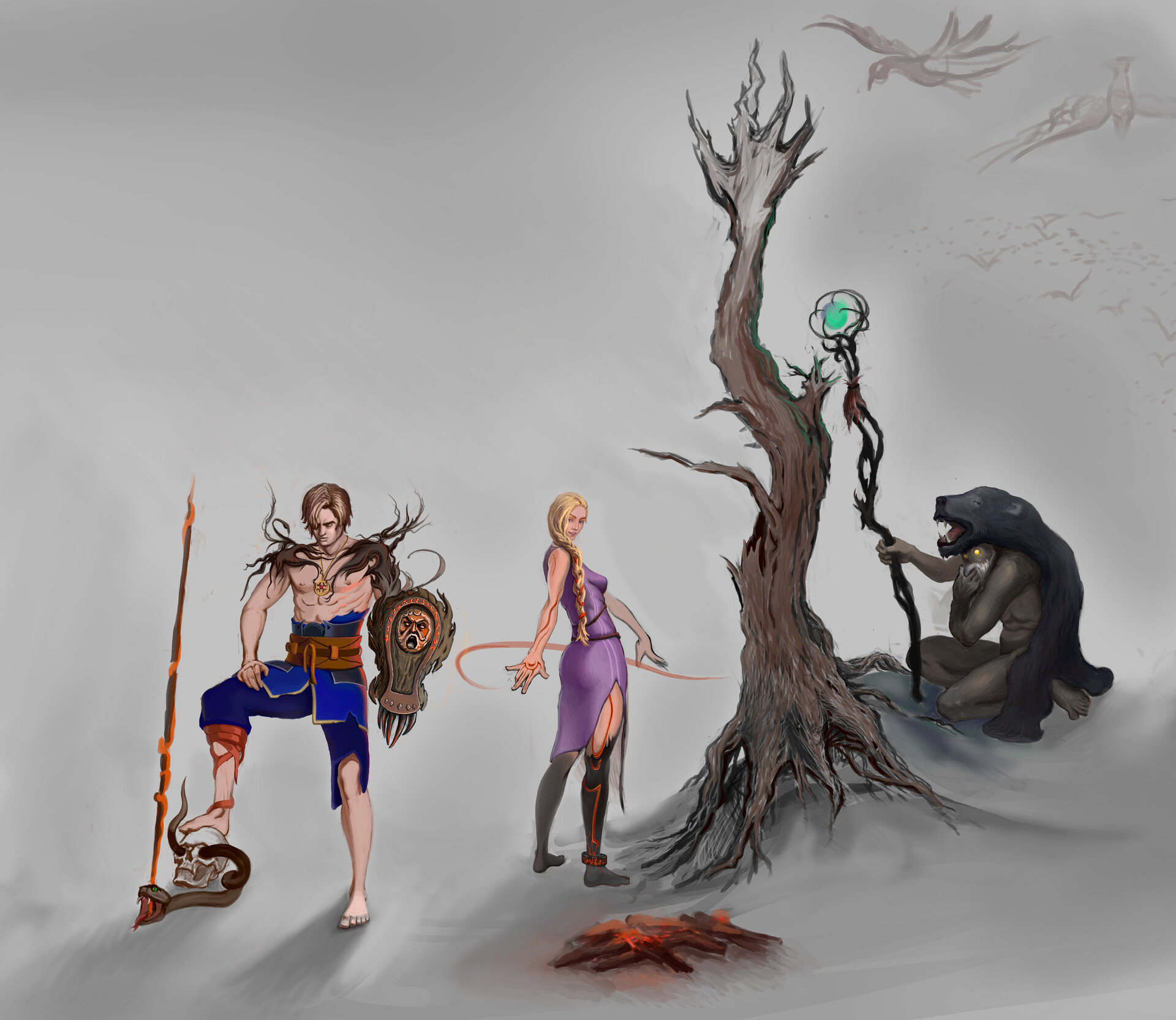 ArtStation - my first charactors line