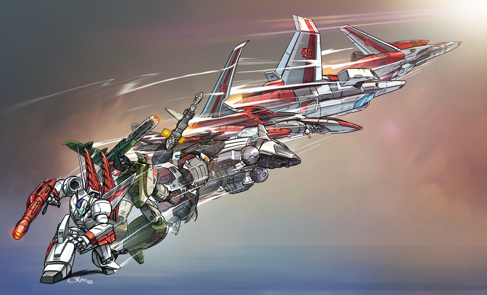 Jetstorm Sifuentes-Sujo - Evolution of JETFIRE