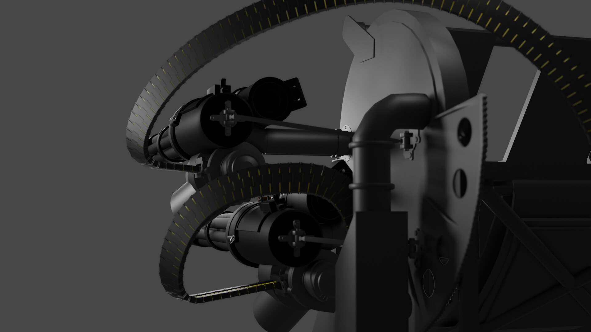 ArtStation - M45 Quadmount with Miniguns