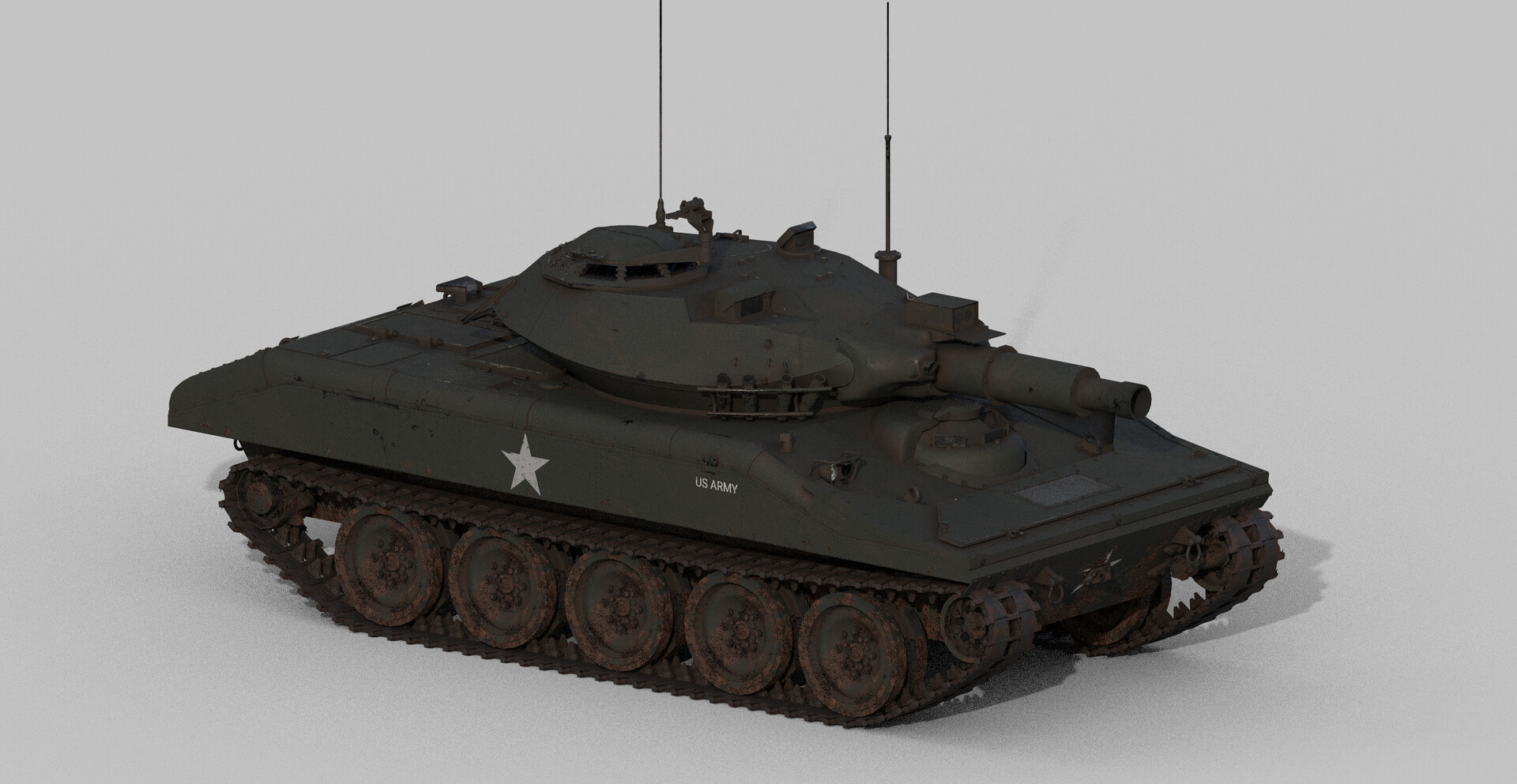 ArtStation - M551 Sheridan