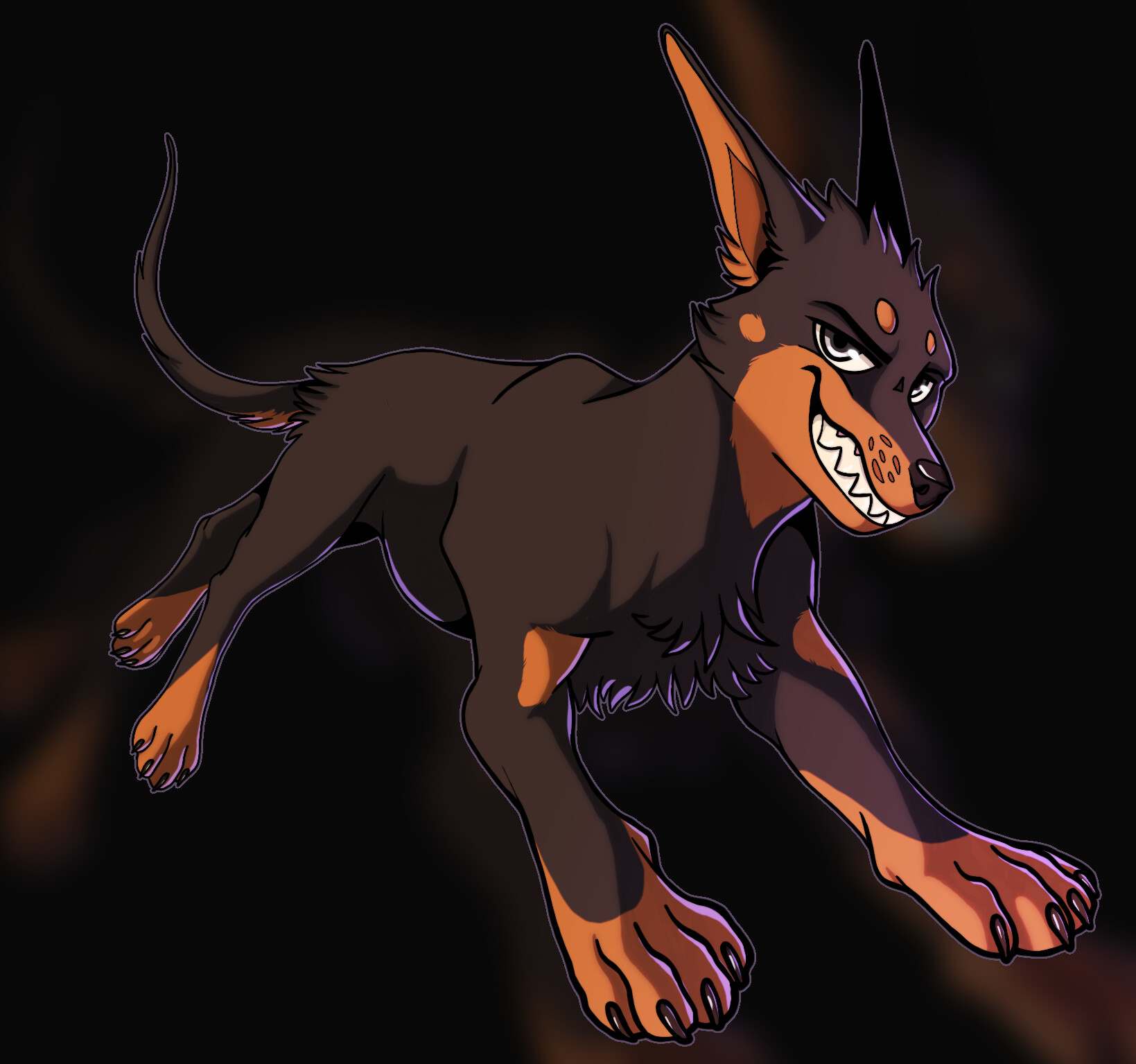 ArtStation - Dobermann run