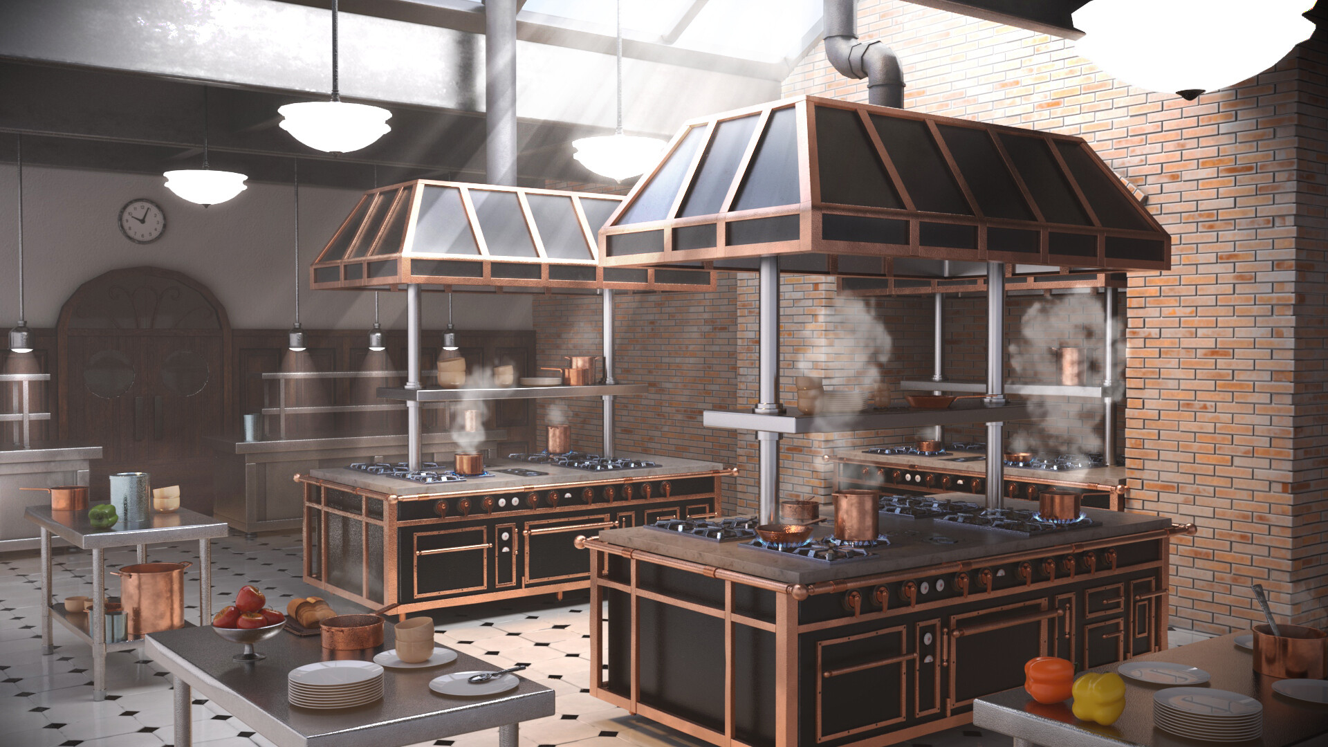 Ratatouille Kitchen Background