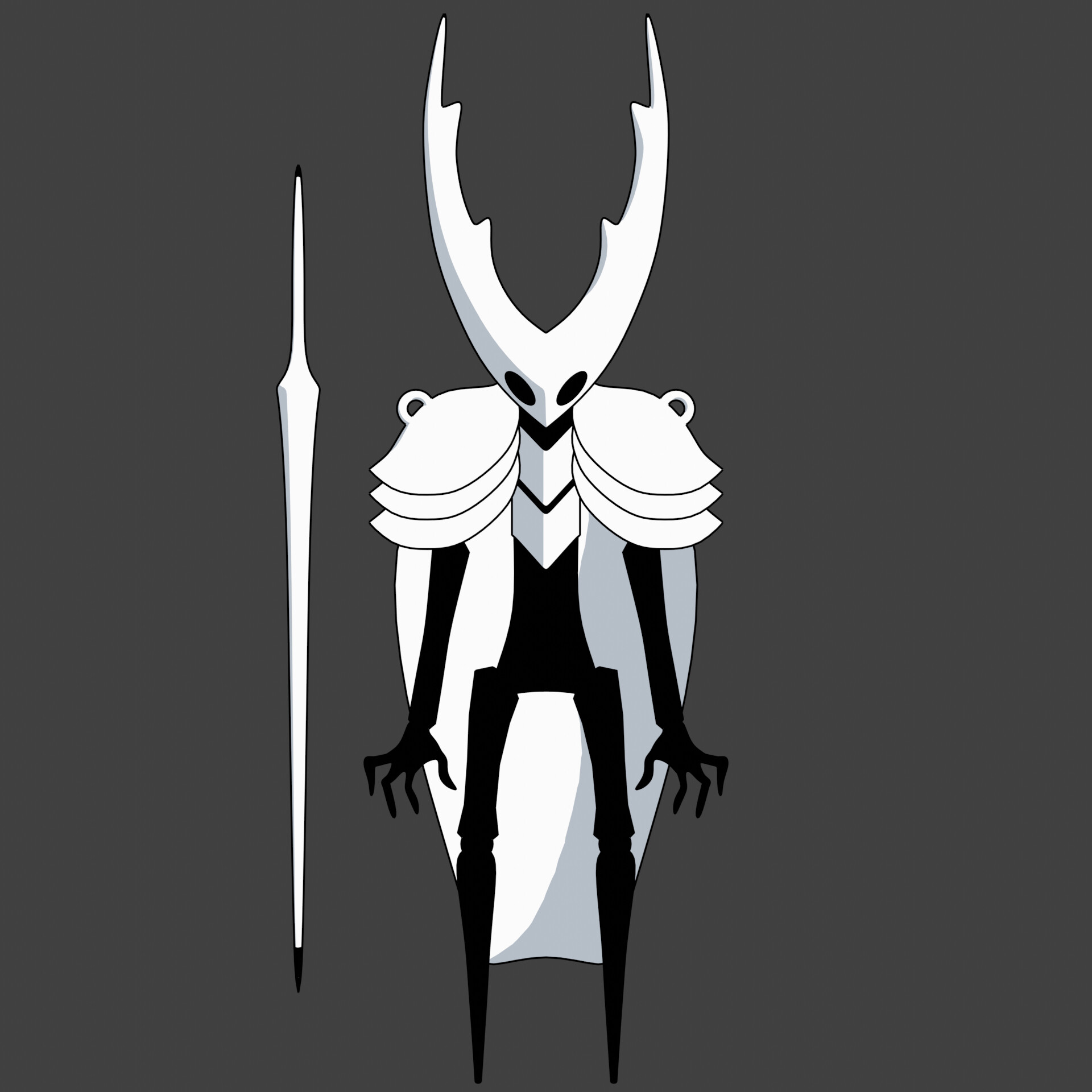 ArtStation - Hollow Knight 3D Render