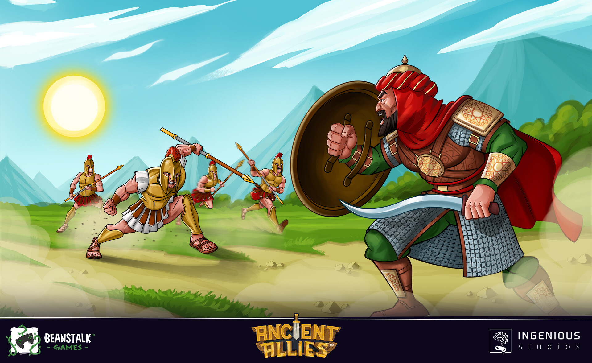Ingenious Studios - Ancient Allies Tower Defense - Splash and Icon art