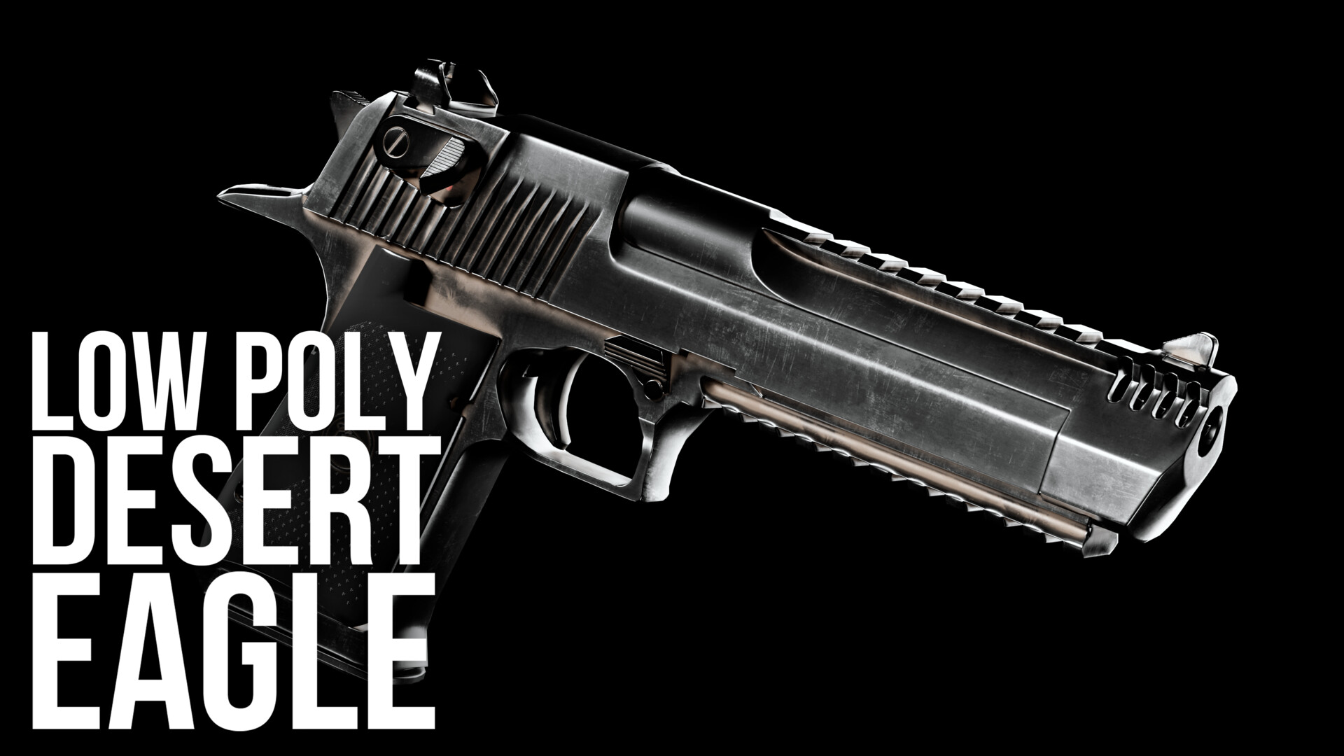 ArtStation - Low Poly Desert Eagle